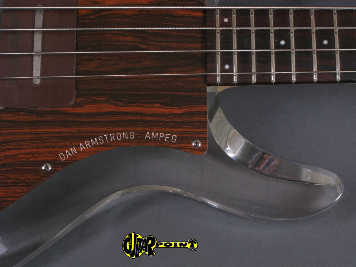 1969 Dan Amstrong (Ampeg) Lucite Bass – GuitarPoint