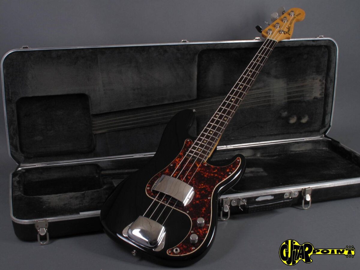 1969 Fender Precision Bass - Black | GuitarPoint