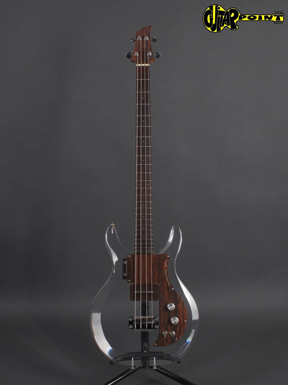 1970 Dan Amstrong (Ampeg) Lucite – Plexiglass Bass – GuitarPoint