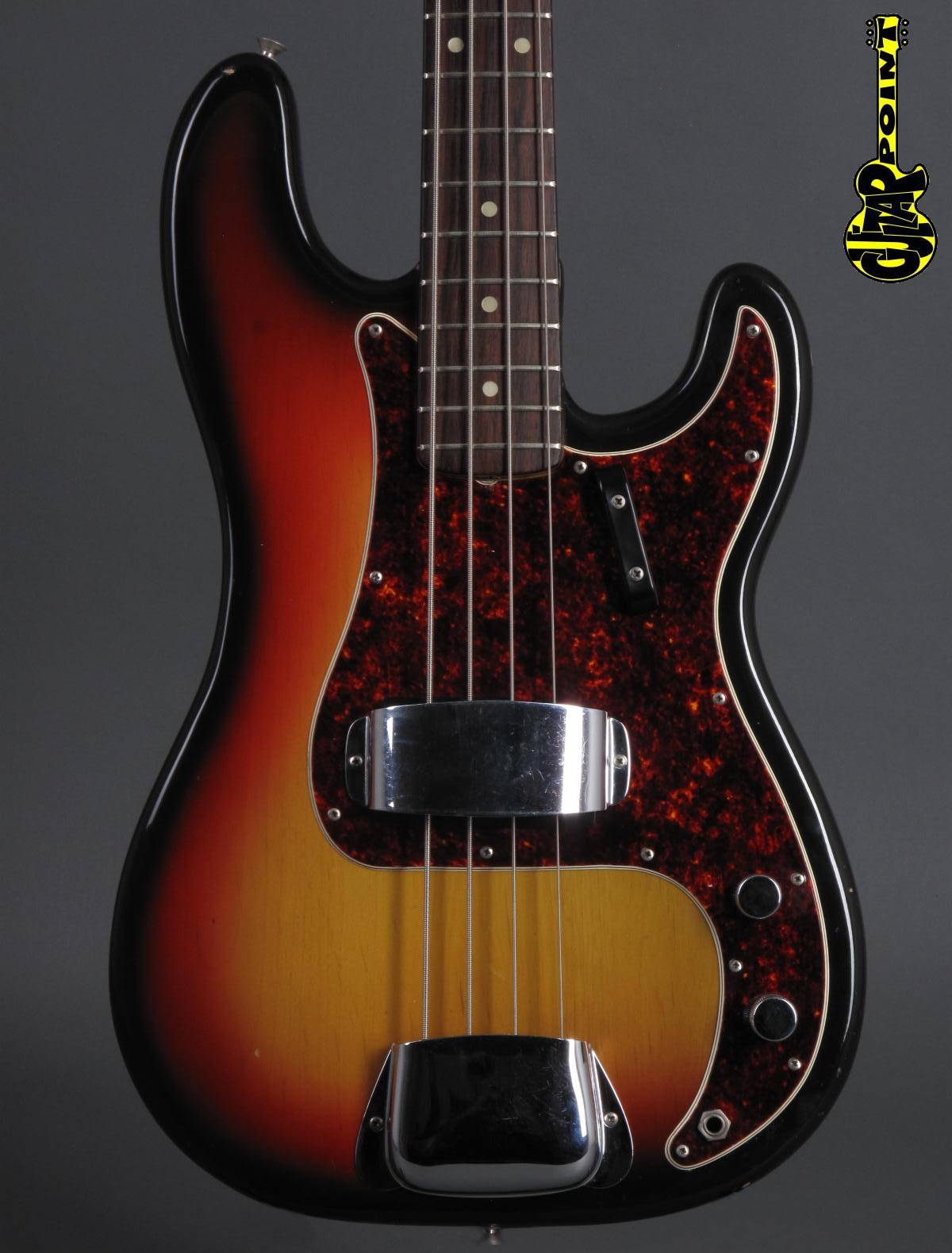 1971 Fender Precision Bass – 3t-Sunburst – GuitarPoint