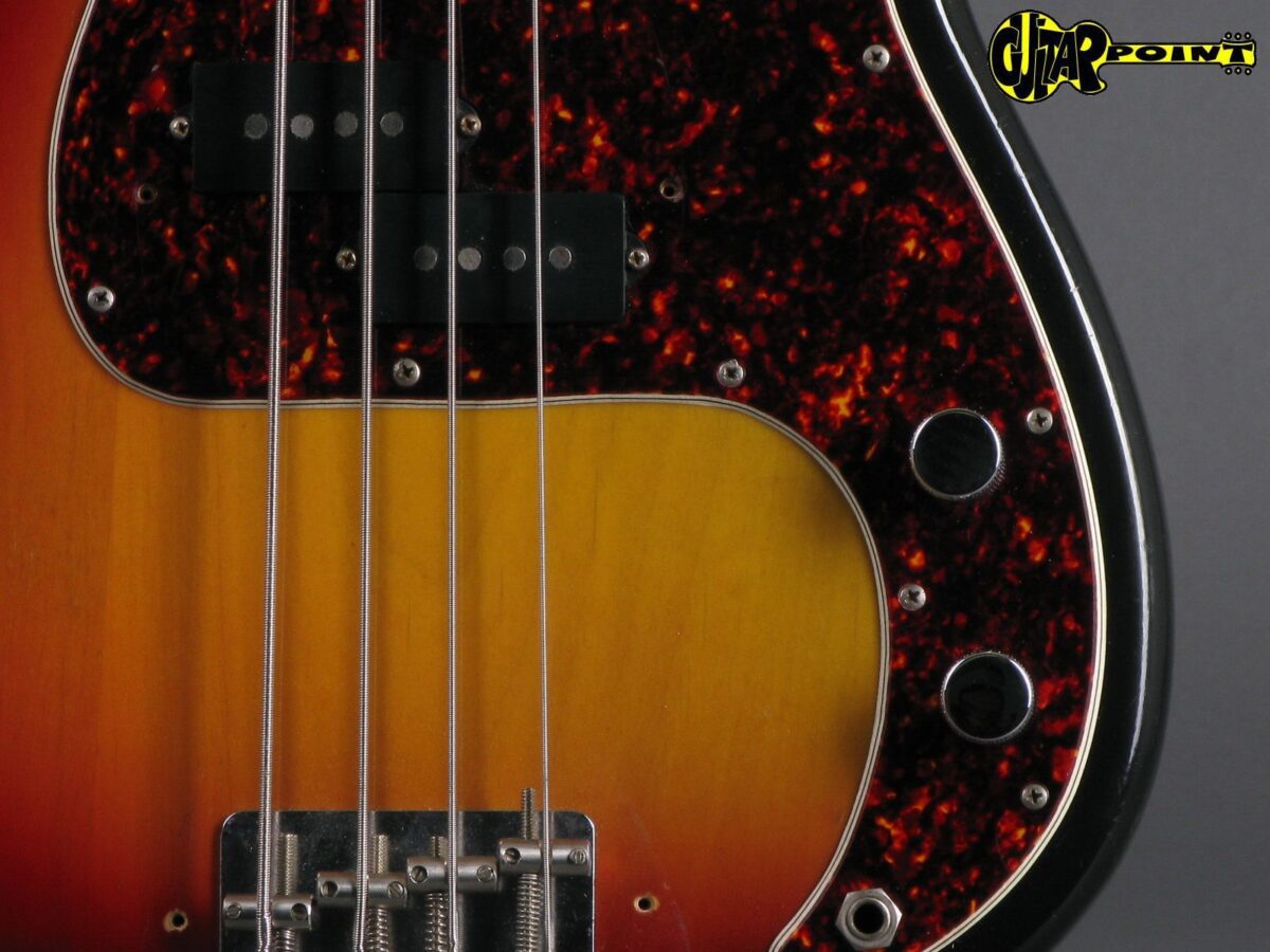 1972 Fender Precision Bass - 3t-Sunburst | GuitarPoint