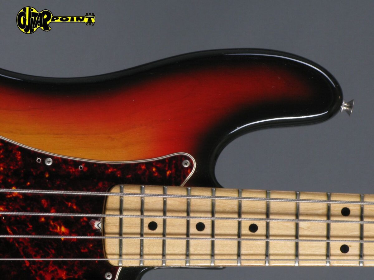 1972 Fender Precision Bass - 3t-Sunburst | GuitarPoint