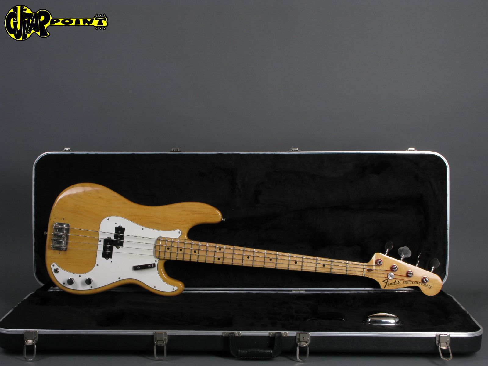 1972 Fender Precision Bass – Natural – GuitarPoint