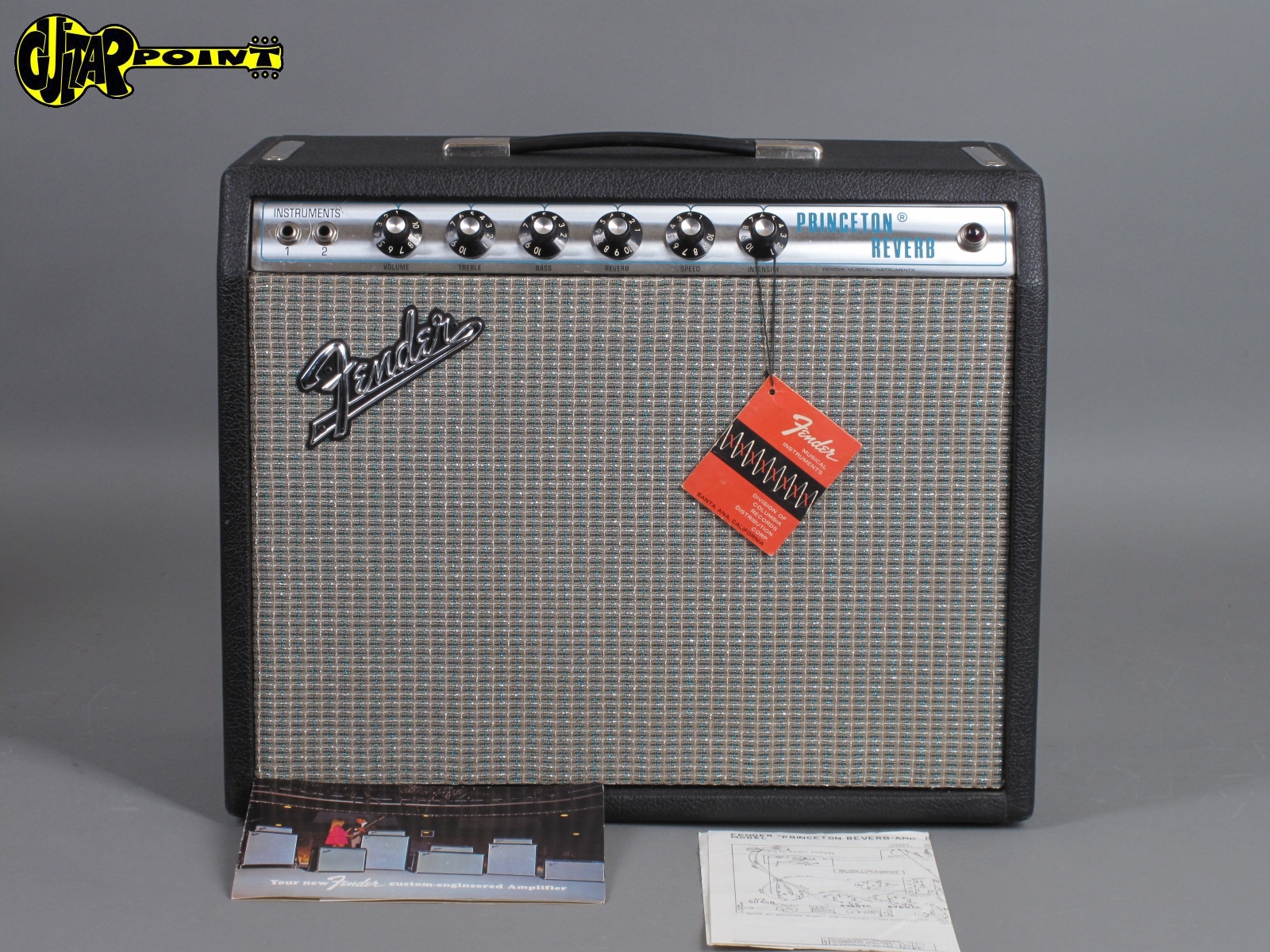1972 Fender Princeton Reverb – Tube Amplifier …mint & Hangtags ...