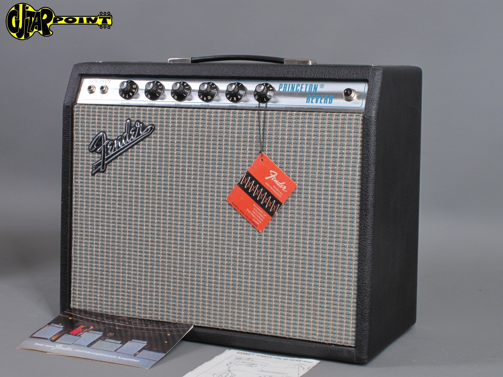 1972 Fender Princeton Reverb – Tube Amplifier …mint & Hangtags ...