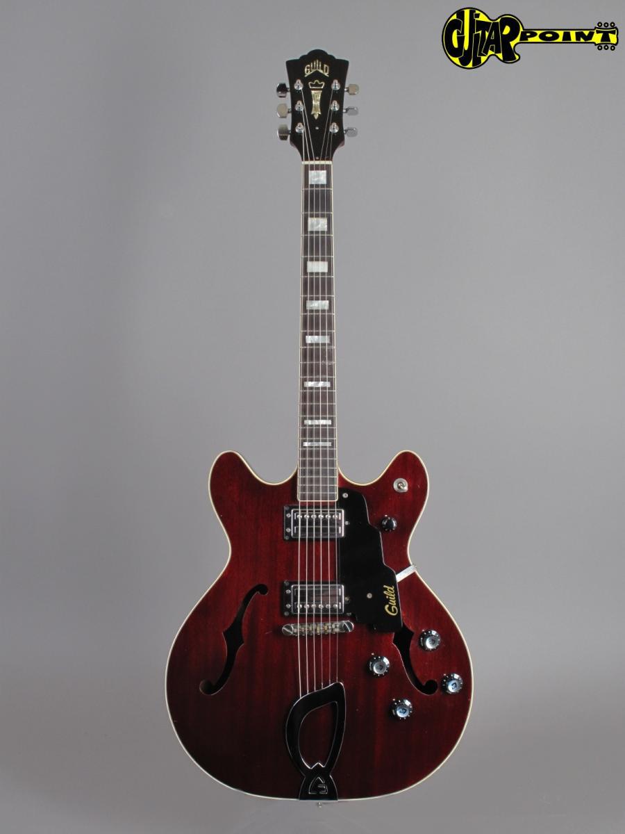 1972 Guild Starfire IV – Cherry – GuitarPoint