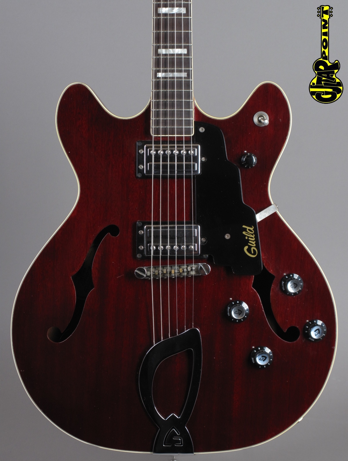 1972 Guild Starfire IV – Cherry – GuitarPoint