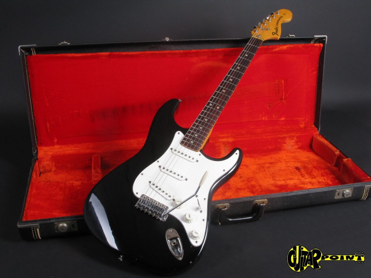 1973 Fender Stratocaster - Black | GuitarPoint