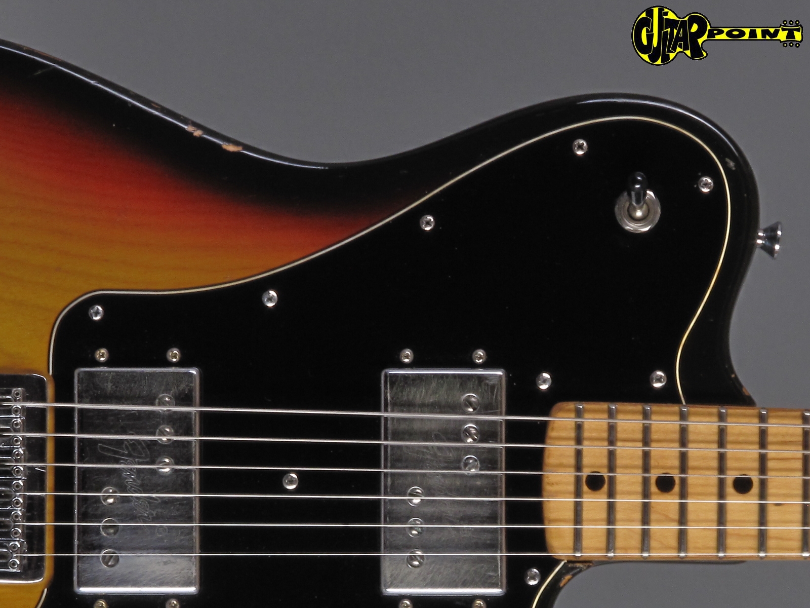 1973 Fender Telecaster DeLuxe – 3-tone Sunburst – GuitarPoint