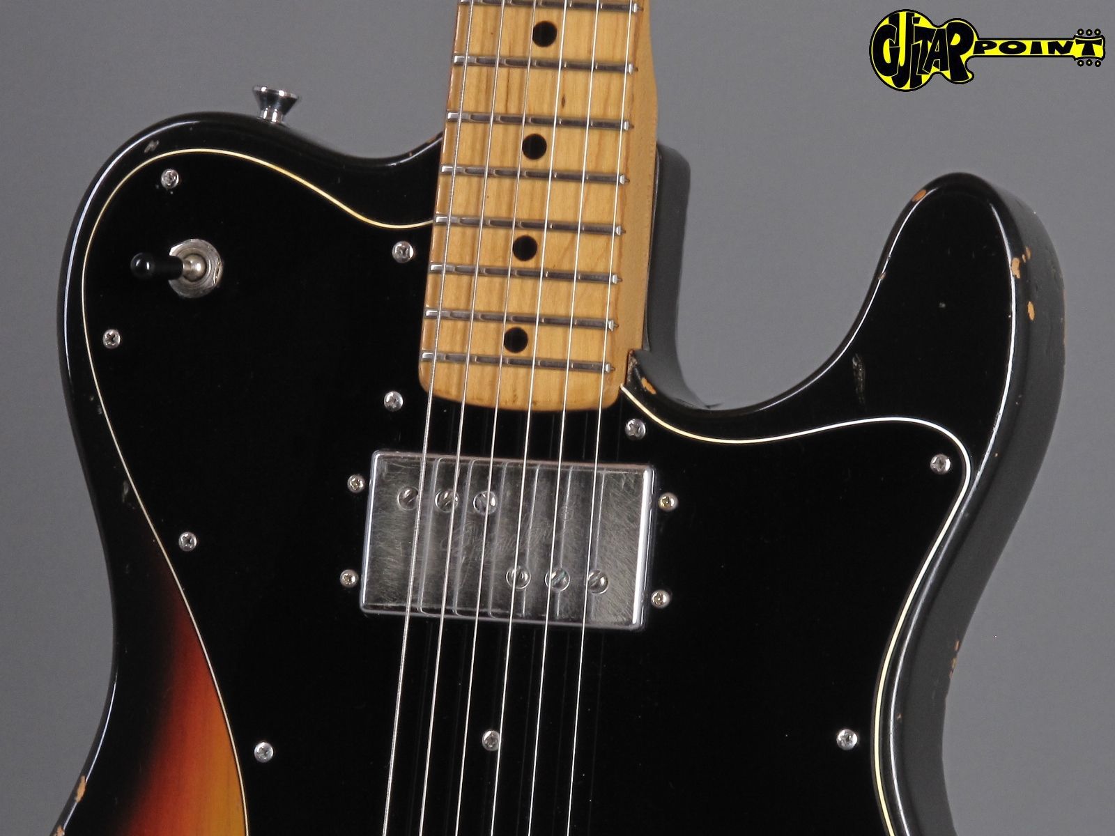 1973 Fender Telecaster DeLuxe – 3-tone Sunburst – GuitarPoint
