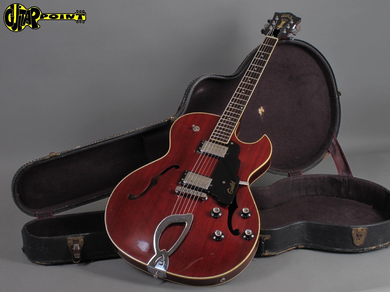 1973 Guild Starfire II – Cherry – GuitarPoint