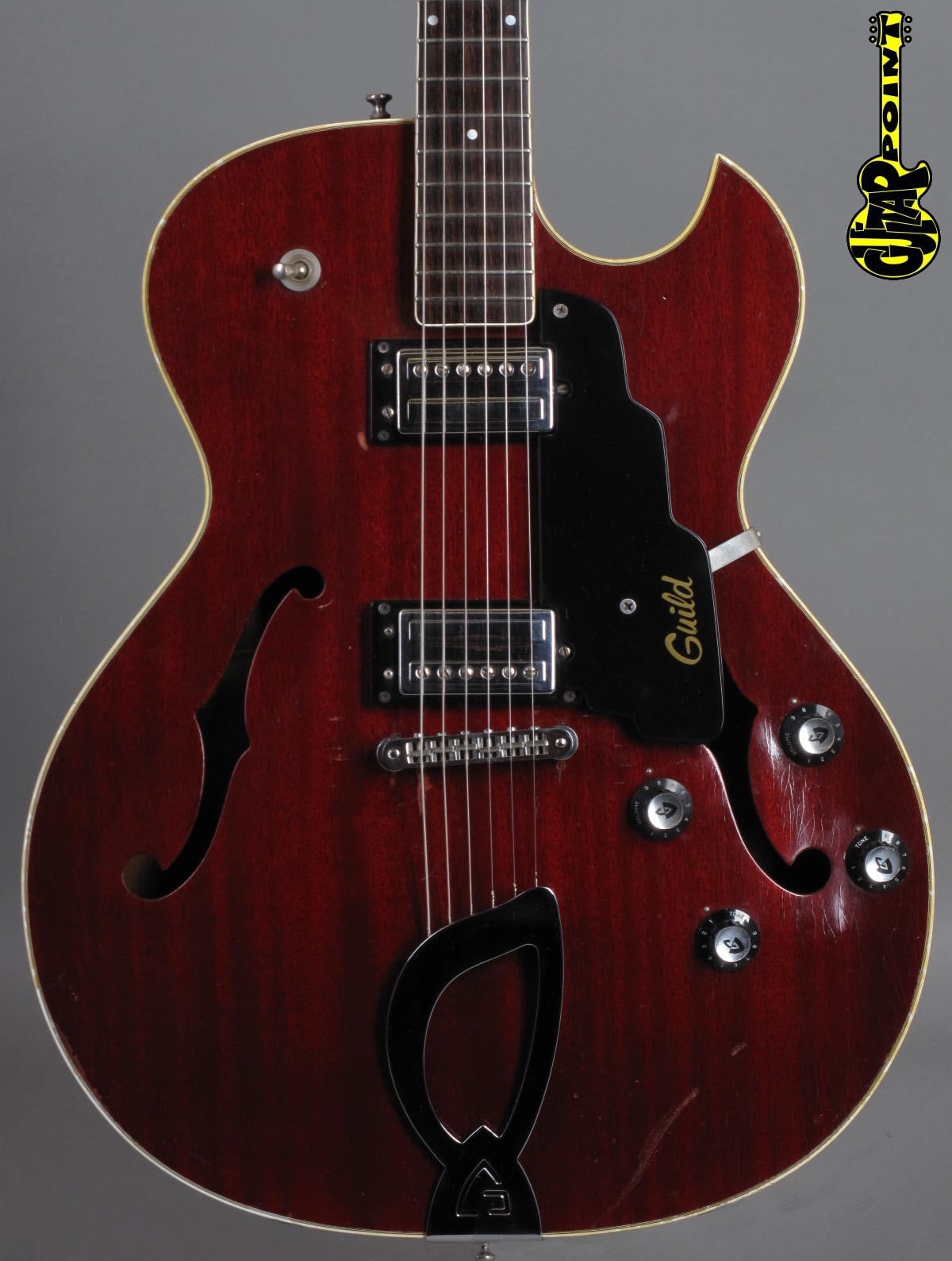 1973 Guild Starfire II – Cherry – GuitarPoint