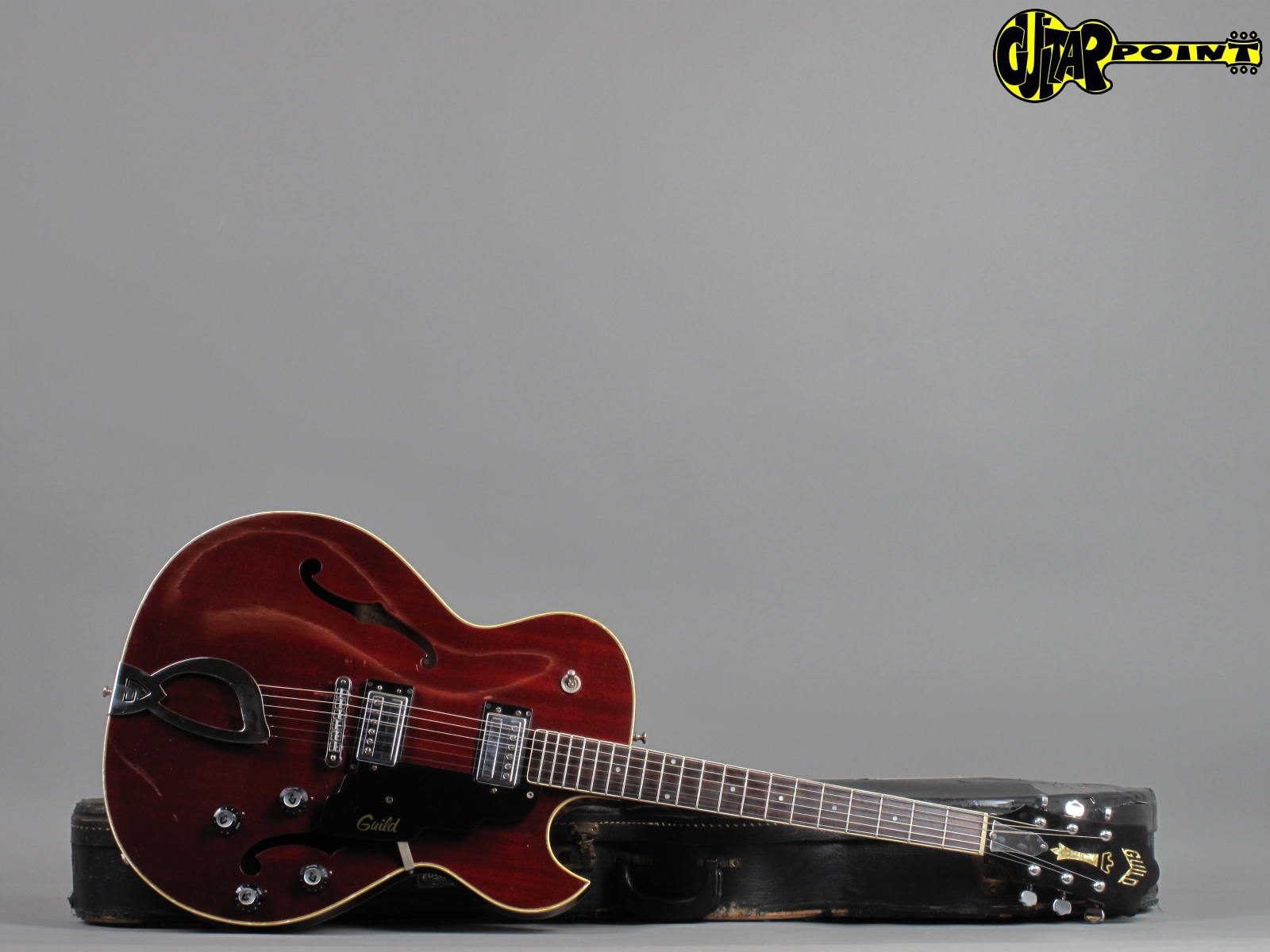 1973 Guild Starfire II – Cherry – GuitarPoint