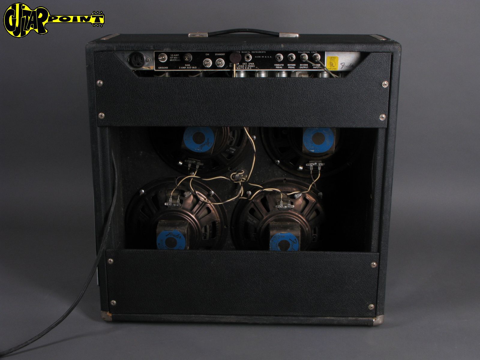 1974 Fender Super Reverb – 4×10″ – GuitarPoint