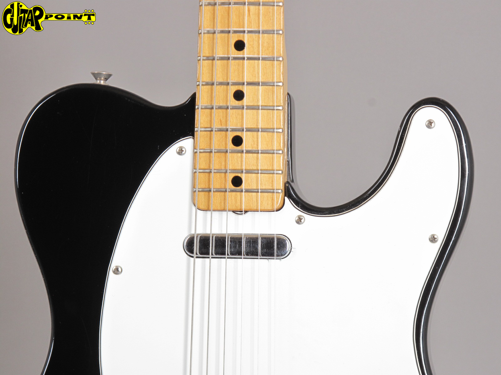1974 Fender Telecaster - Black - GuitarPoint
