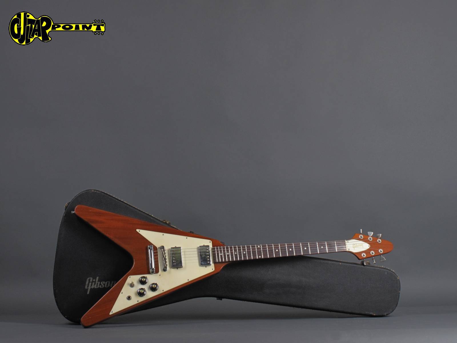1975 Gibson Flying V – Natural incl. orig. HSC – GuitarPoint