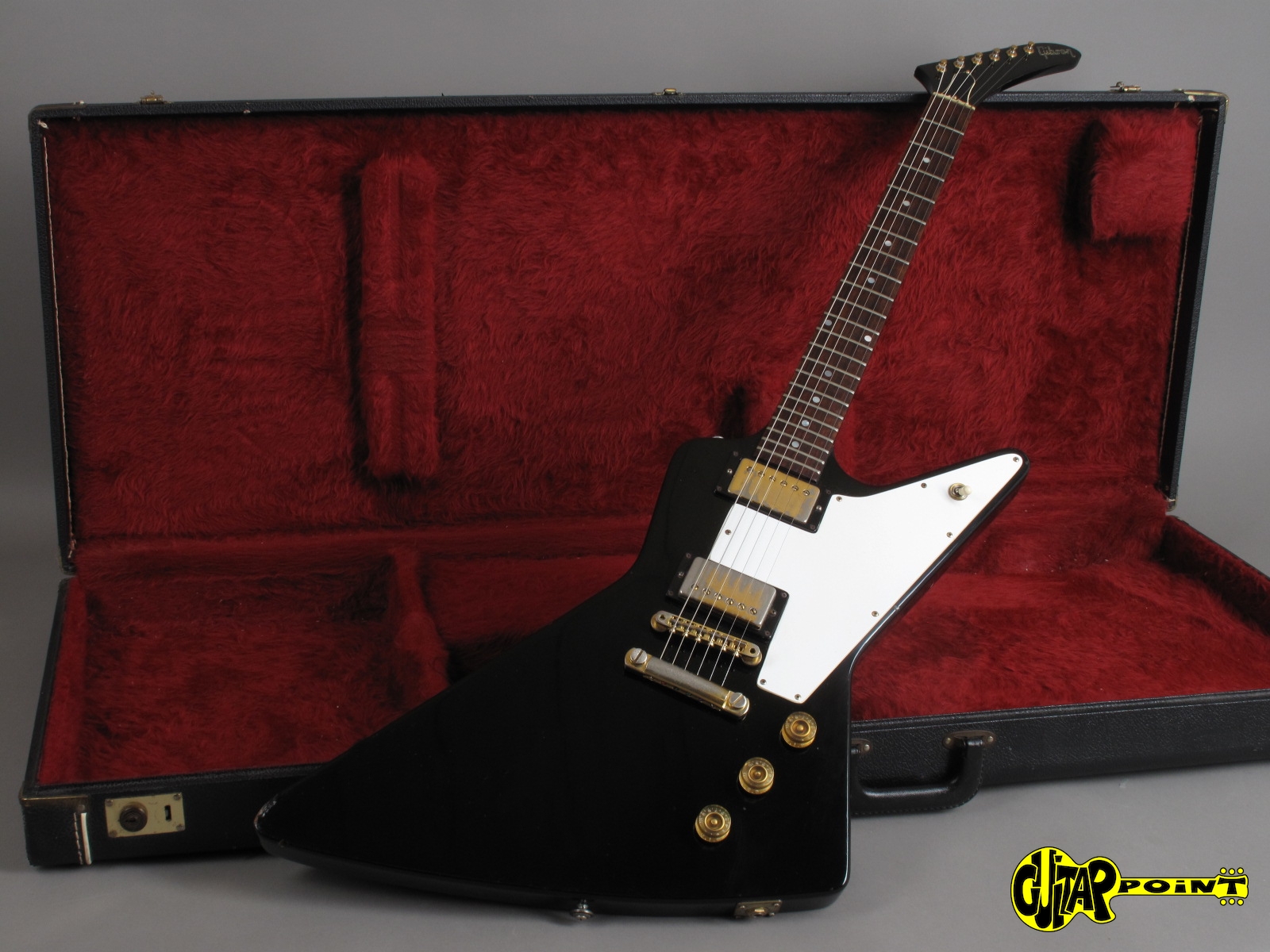 1976 Gibson Explorer – Ebony – GuitarPoint
