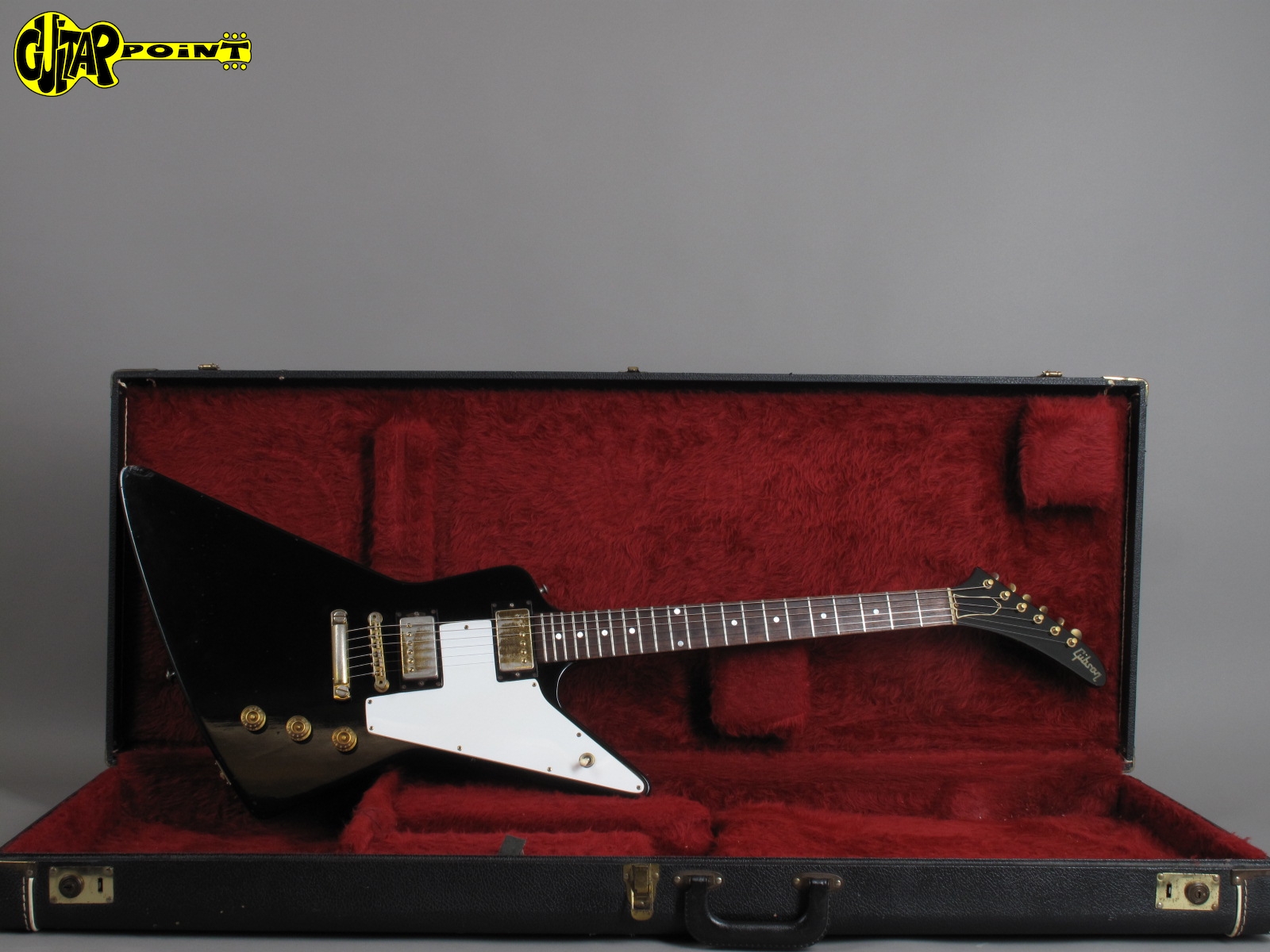 1976 Gibson Explorer – Ebony – GuitarPoint