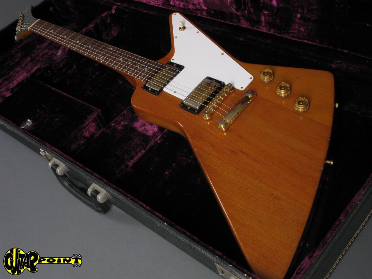 1976 Gibson Explorer - Natural incl. orig. HSC | GuitarPoint