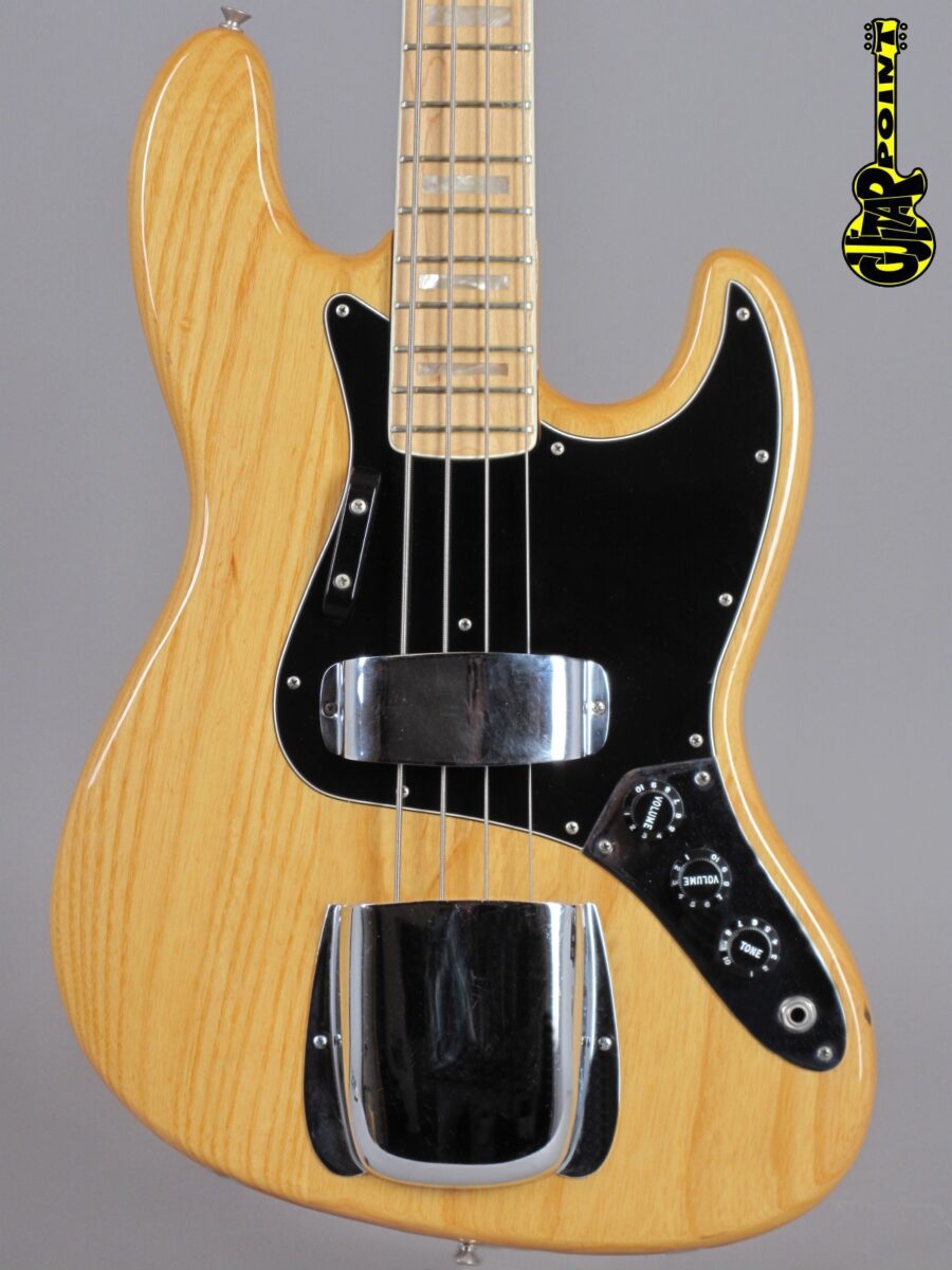 1977 Fender Jazz Bass - Natural | GuitarPoint