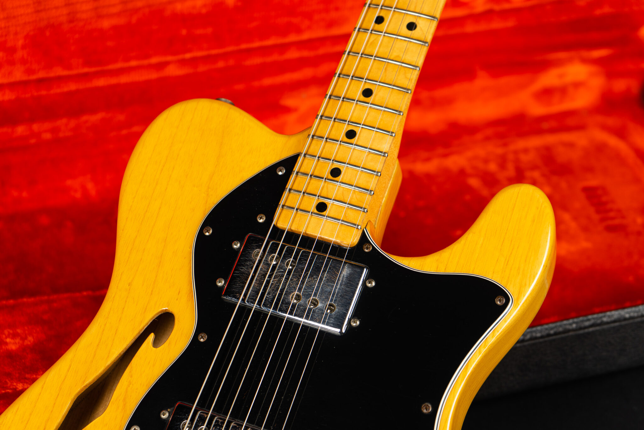1977 Fender Telecaster Thinline – Natural – GuitarPoint