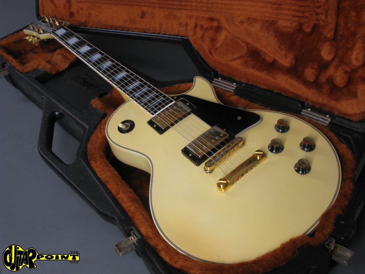 1977 Gibson Les Paul Custom – White – GuitarPoint