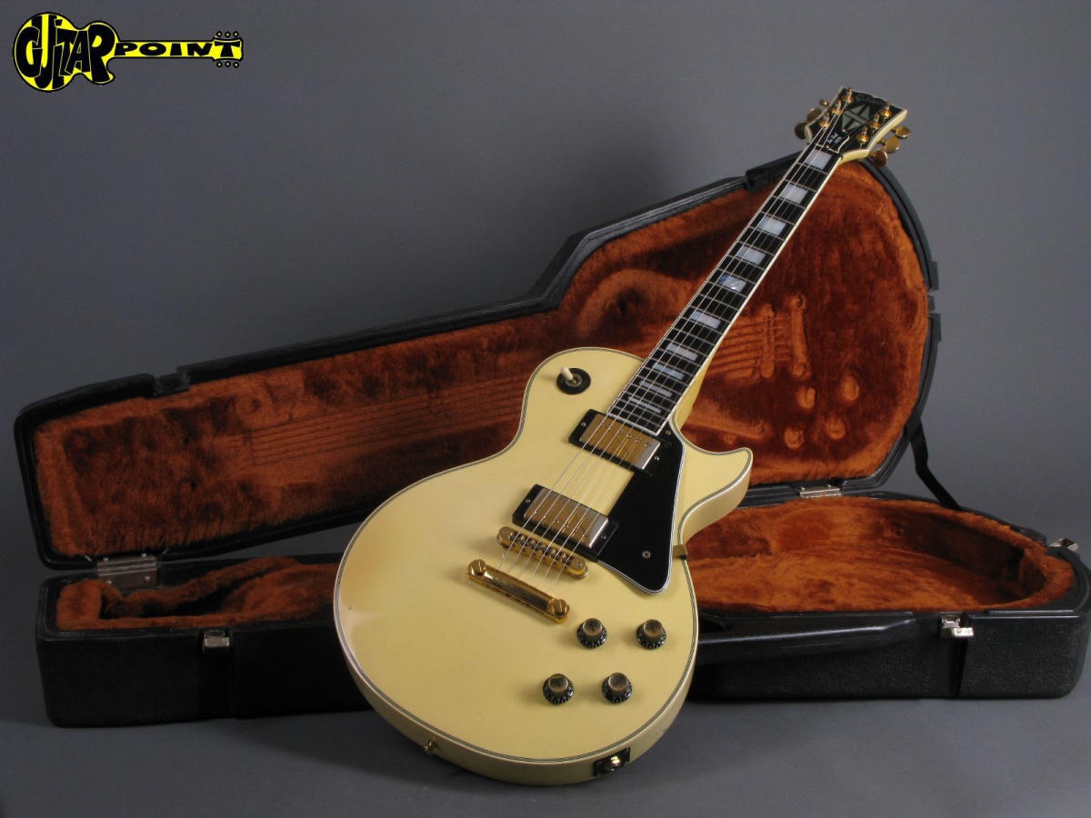1977 Gibson Les Paul Custom – White – GuitarPoint