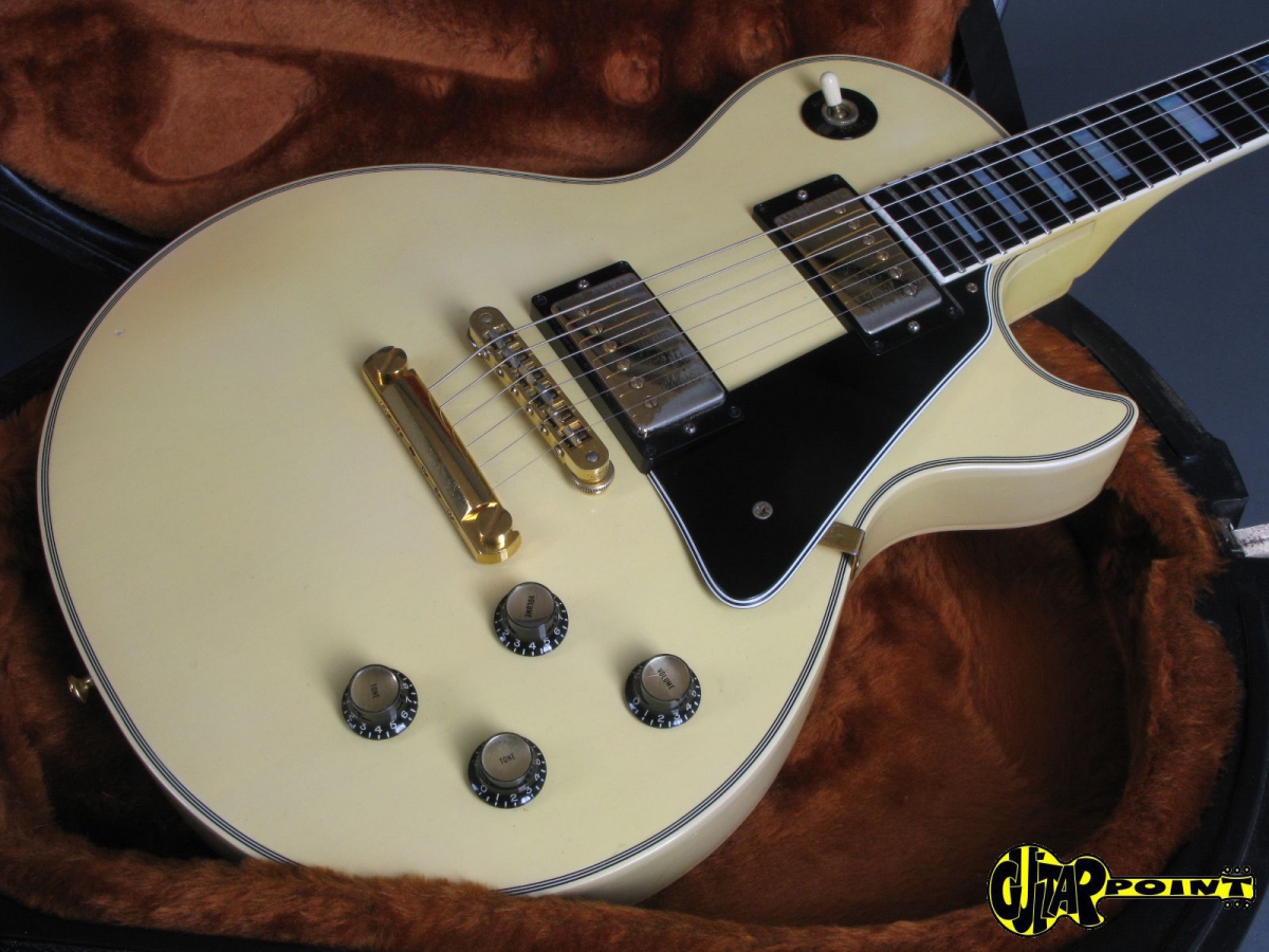 1977 Gibson Les Paul Custom – White – GuitarPoint