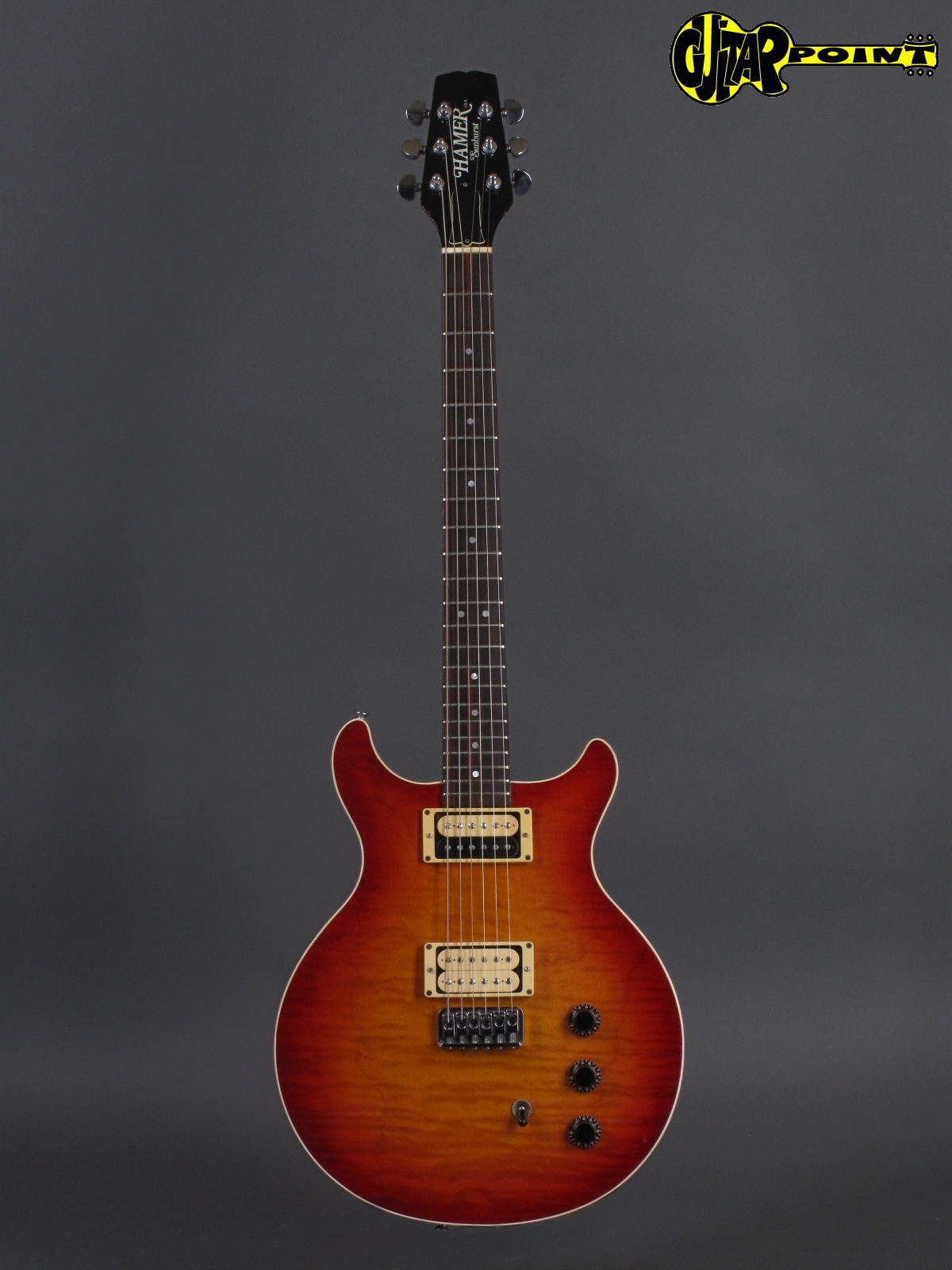 1980 Hamer Sunburst - Flametop incl. orig. HSC - GuitarPoint
