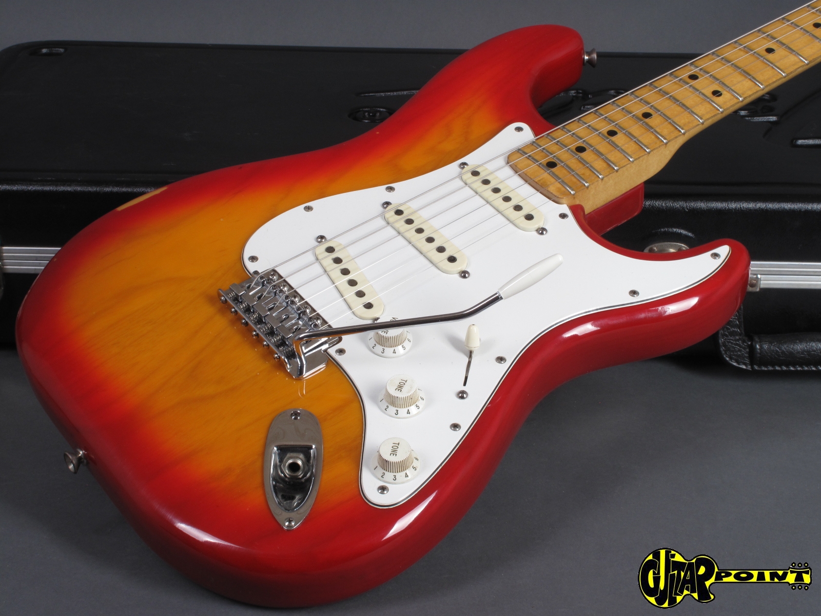 1981 Fender Stratocaster – Cherry Sunburst – Internional Color Series ...
