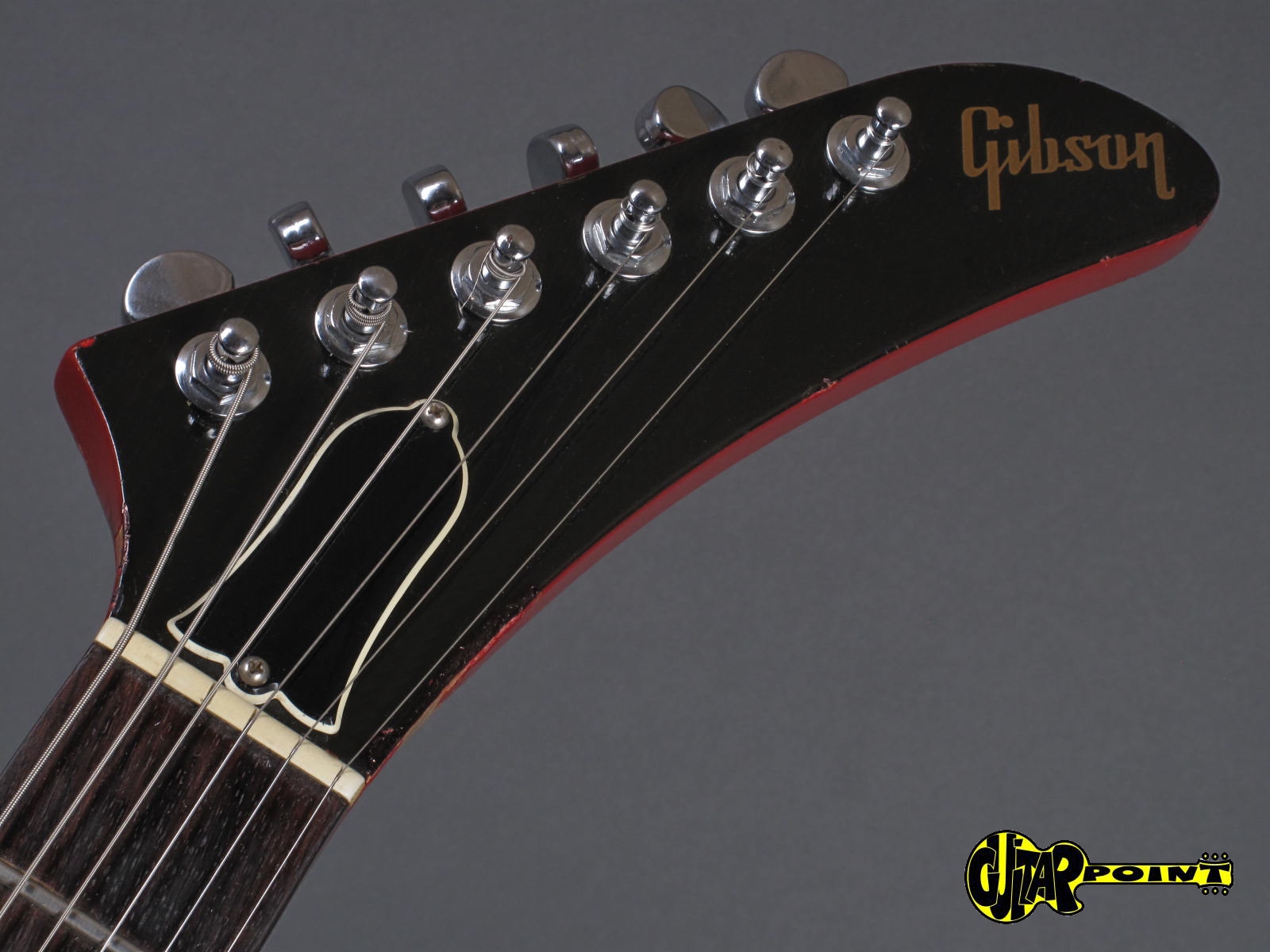 1984 Gibson Explorer III - Cardinal Red - 3x P-90! - GuitarPoint
