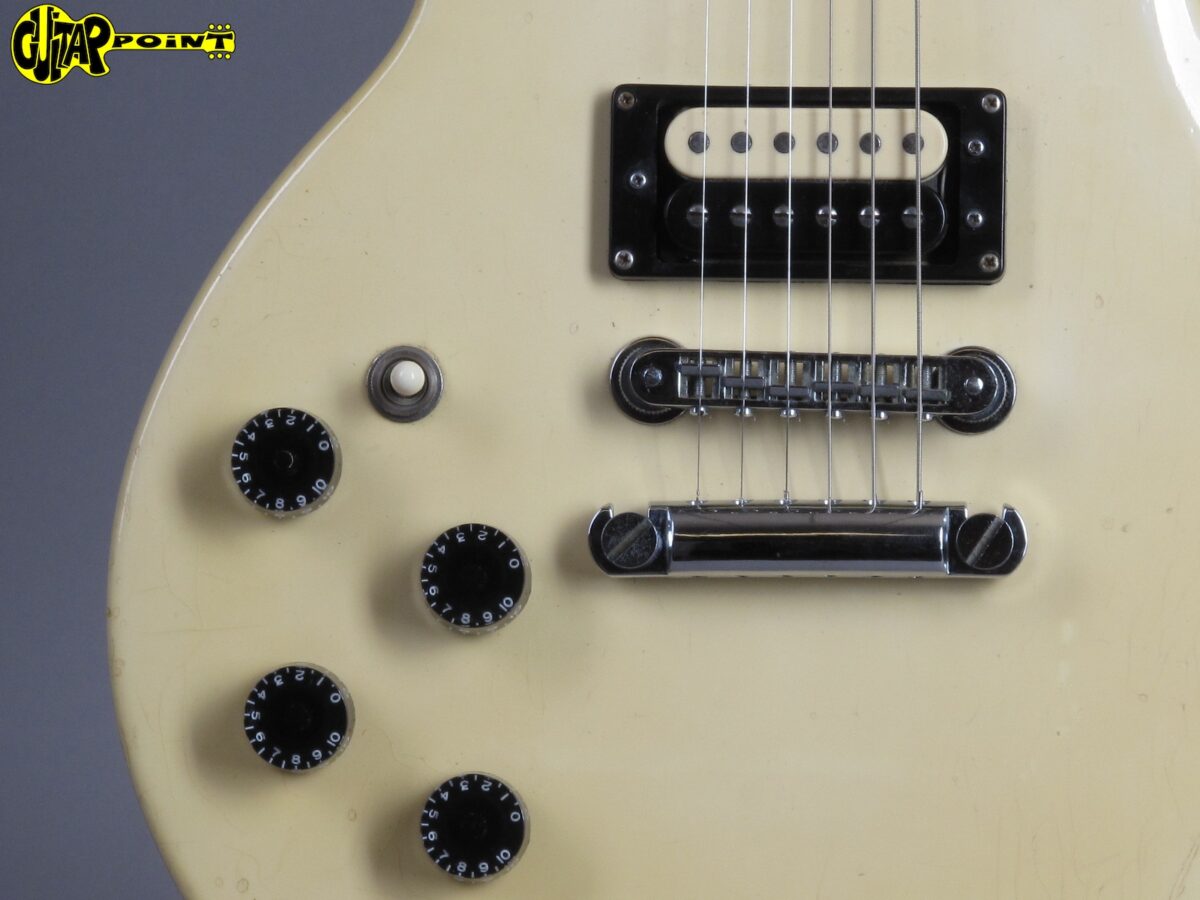 1985 Gibson Invader - White ...lefty !!! | GuitarPoint