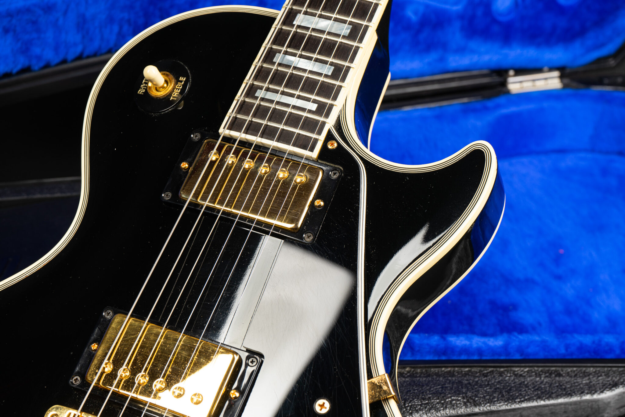1987 Gibson Les Paul Custom – Ebony …mint! – GuitarPoint