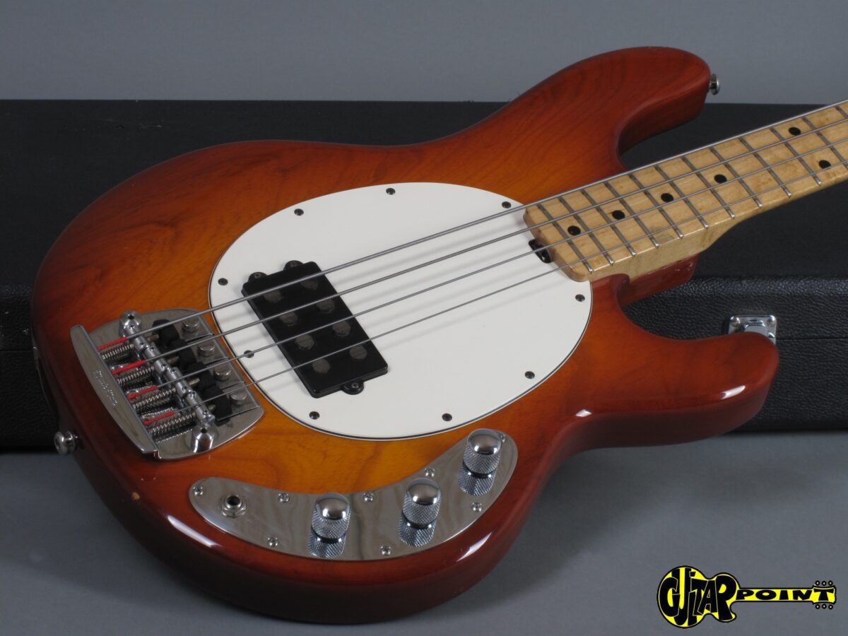 1992 Music Man Stingray - Cherry Sunburst | GuitarPoint