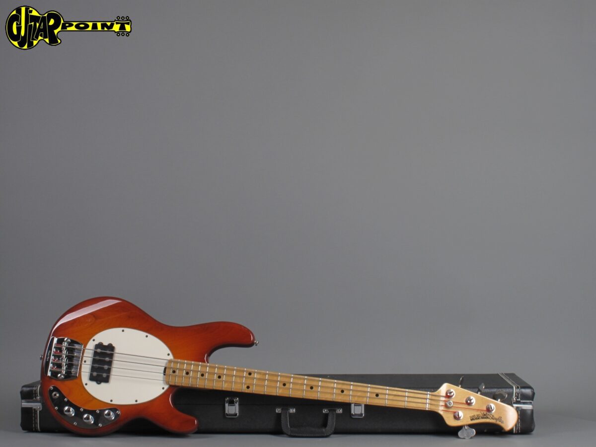 1992 Music Man Stingray - Cherry Sunburst | GuitarPoint