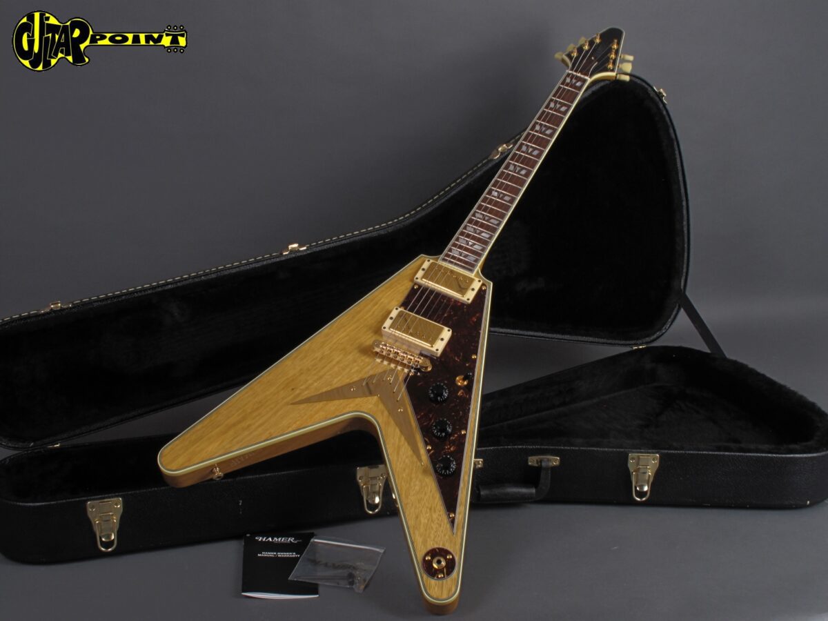 2006 Hamer Vector Korina Custom - USA | GuitarPoint