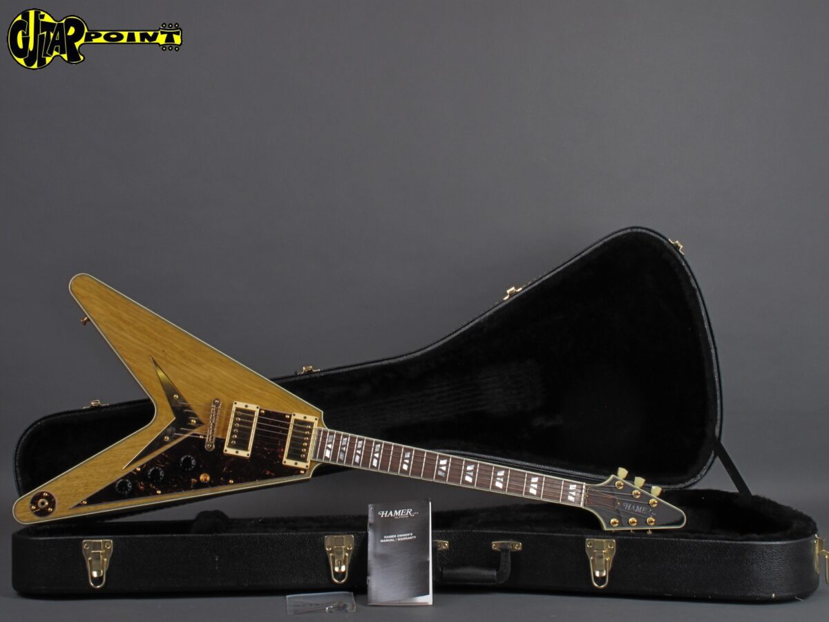 2006 Hamer Vector Korina Custom - USA | GuitarPoint