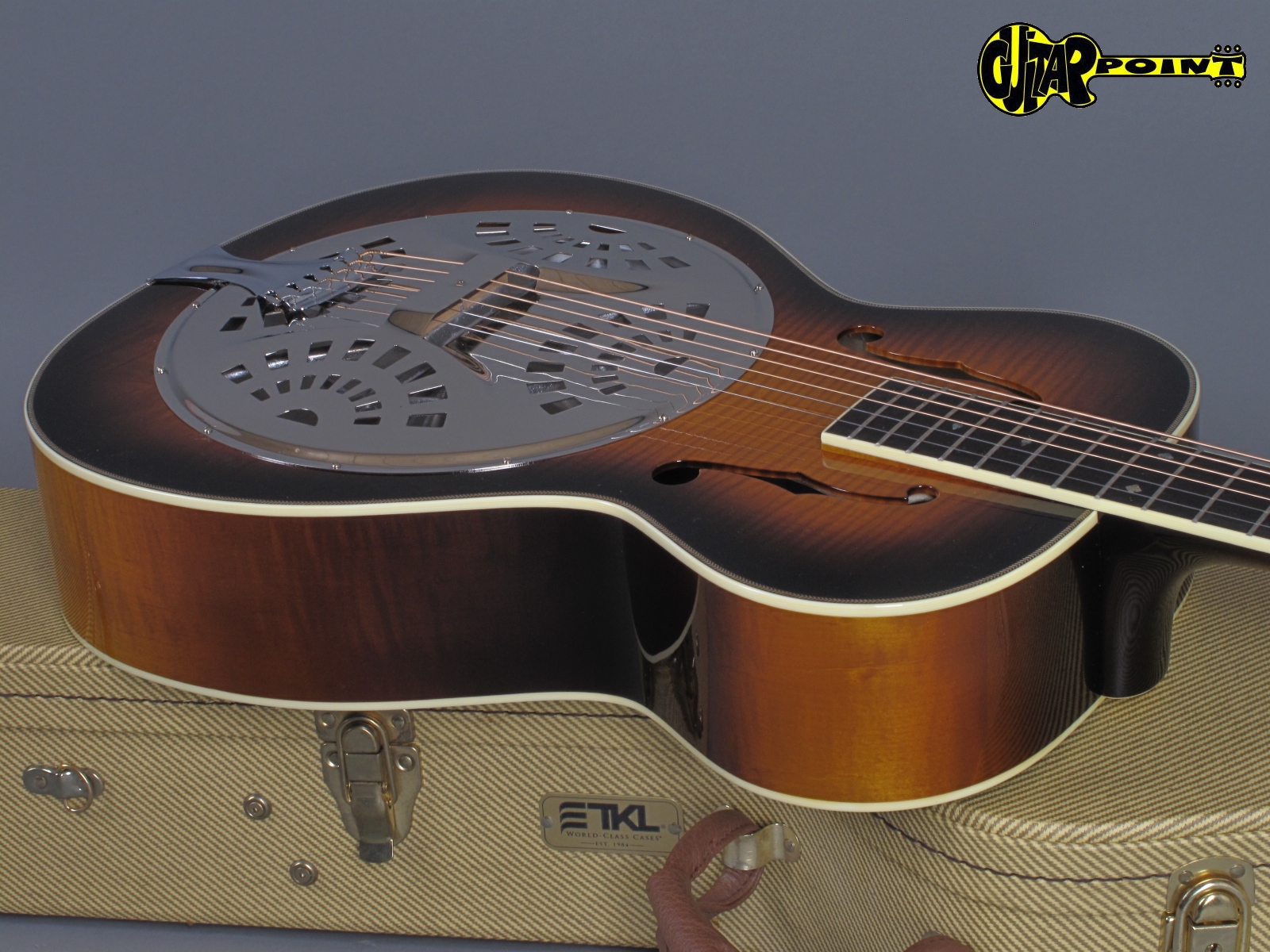 2010 MJ Franks Round Neck Resonator Guitar – GuitarPoint