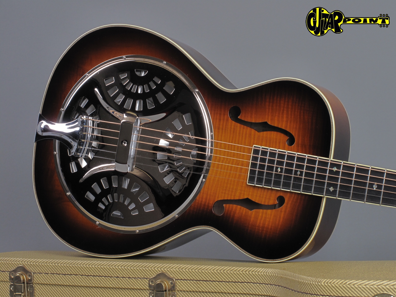 2010 MJ Franks Round Neck Resonator Guitar – GuitarPoint