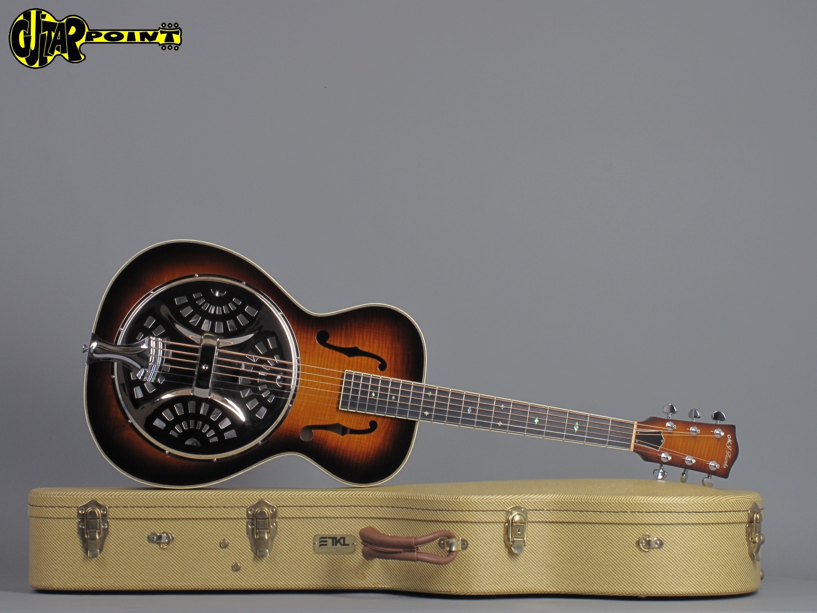 2010 MJ Franks Round Neck Resonator Guitar – GuitarPoint