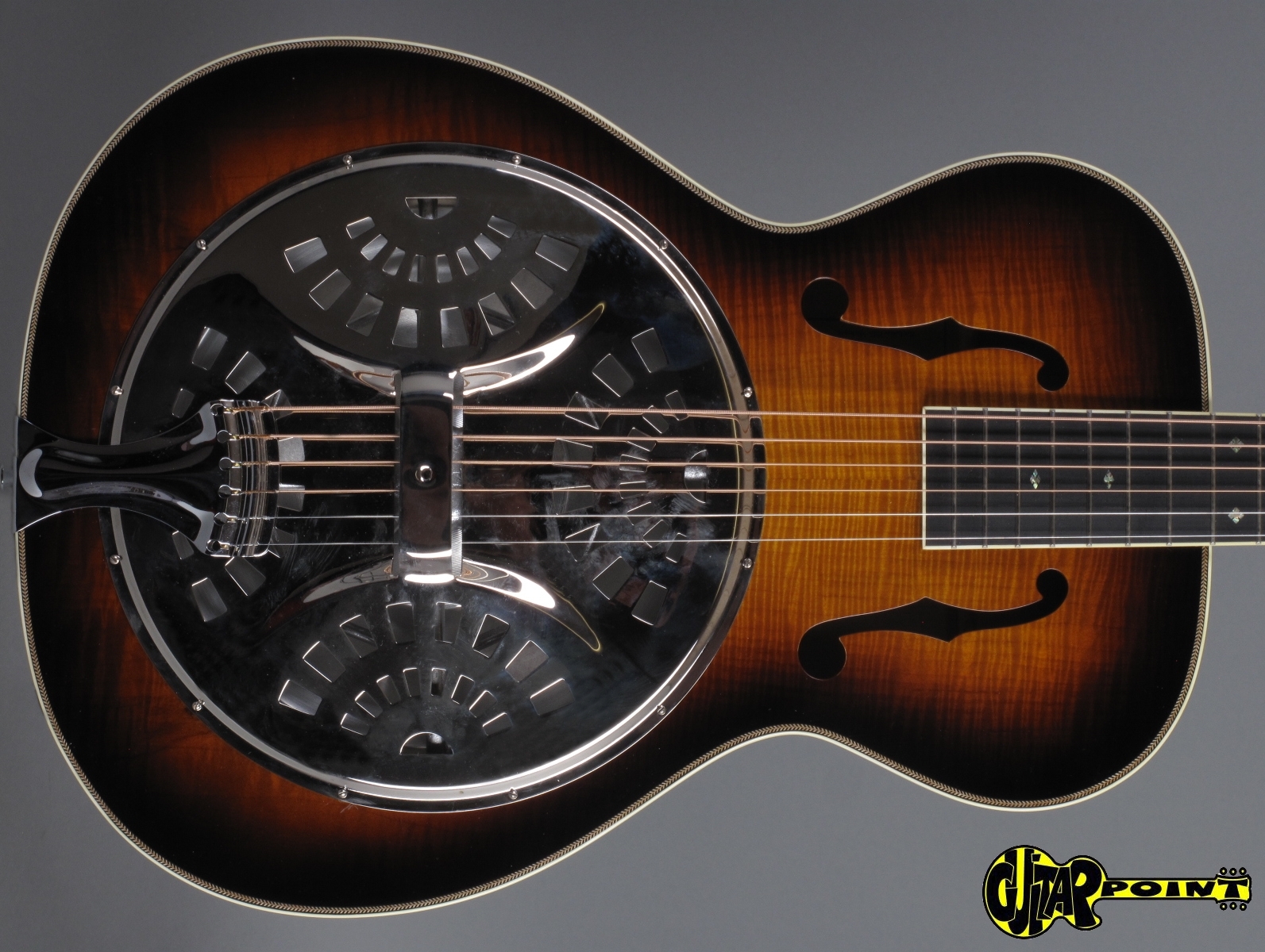 2010 MJ Franks Round Neck Resonator Guitar – GuitarPoint