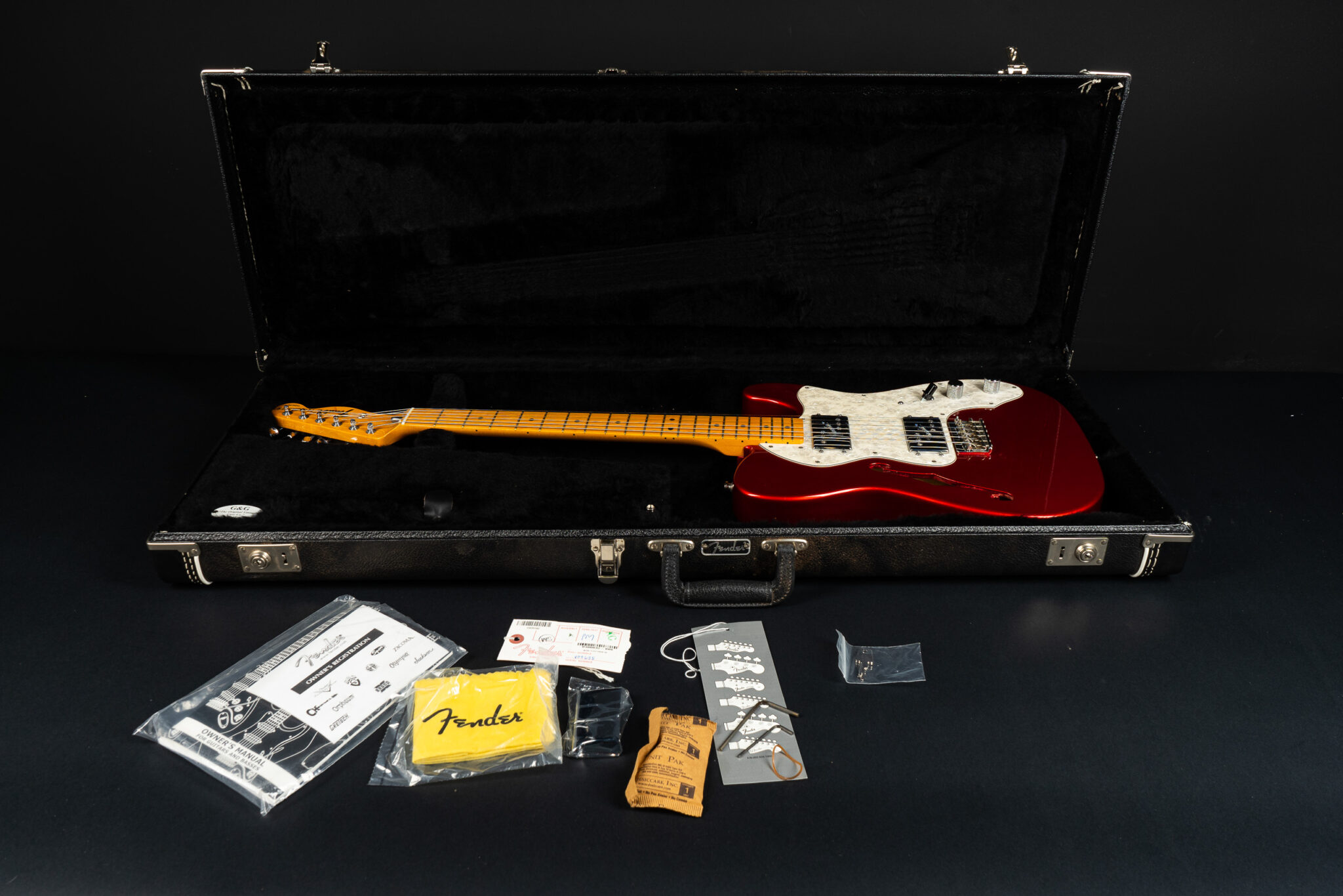 2011 Fender American Vintage ’72 Thinline Telecaster – Candy Apple Red ...