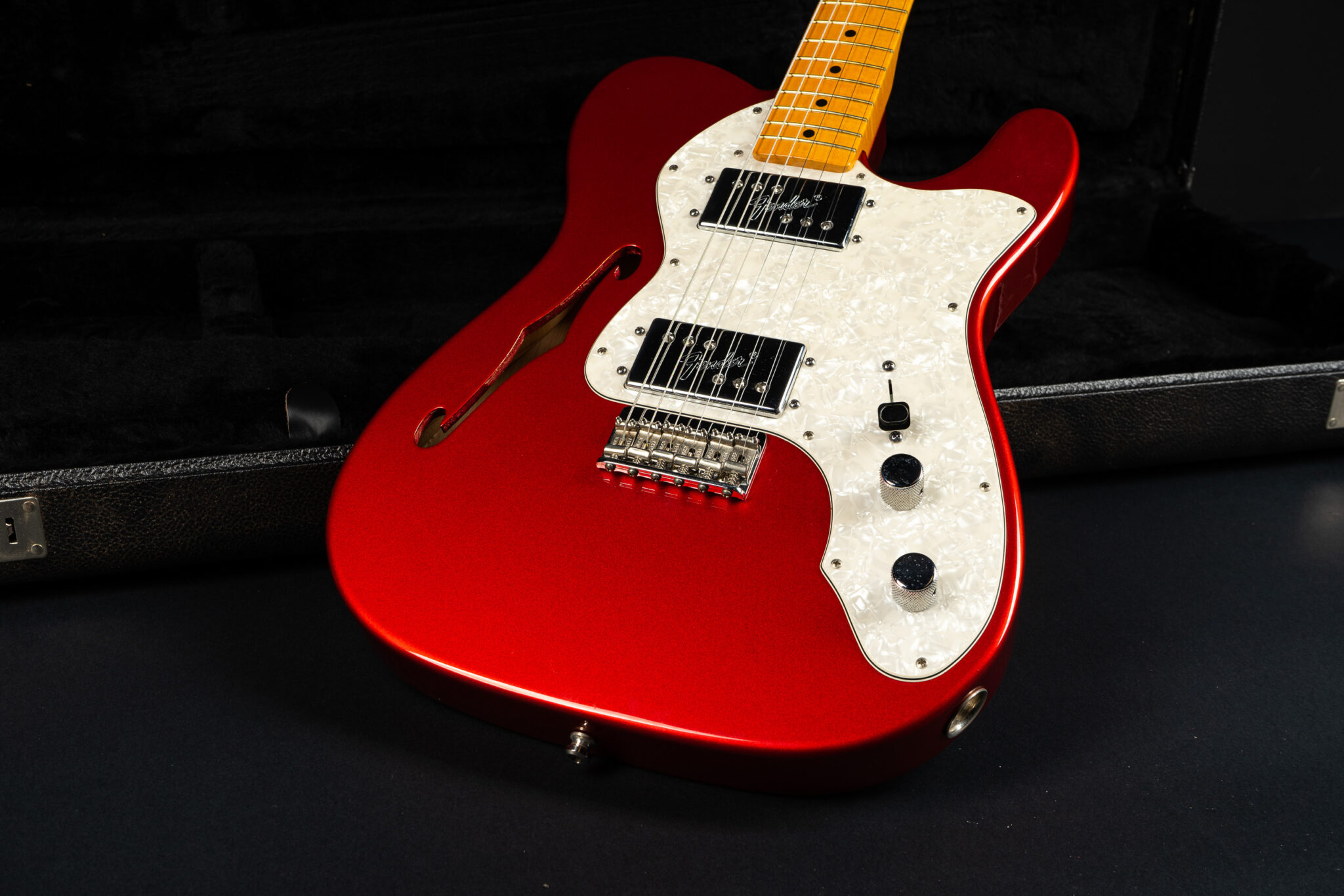 2011 Fender American Vintage ’72 Thinline Telecaster – Candy Apple Red ...