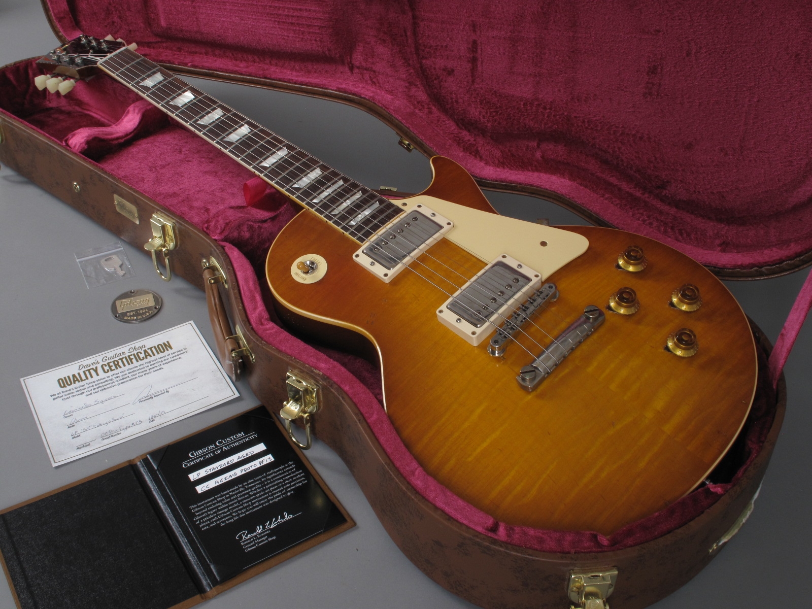 2017 Gibson Collectors Choice #46 Aged Prototype #13 “Kathryn Burst ...