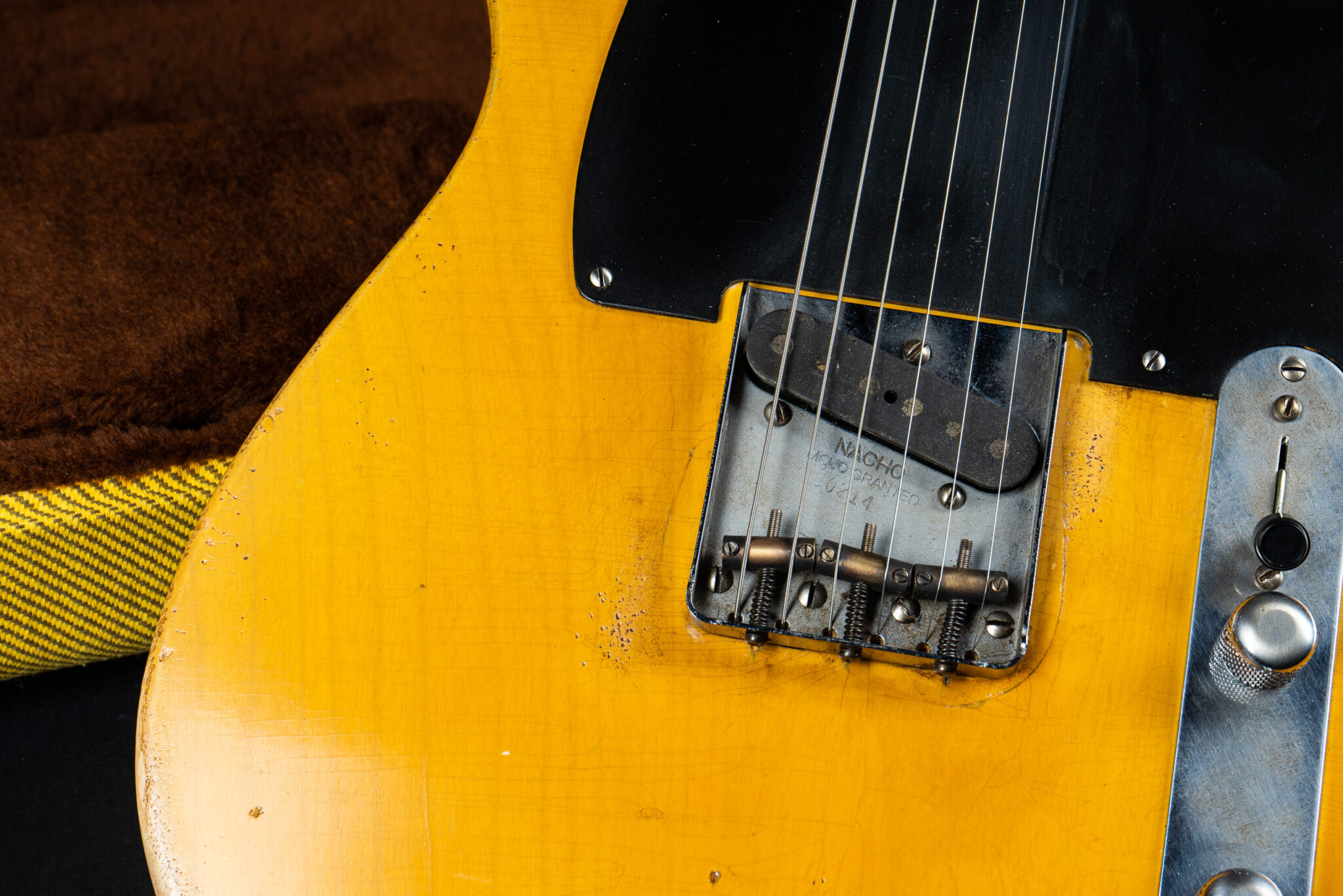 2023 Nachoguitars Blackguard Esq GuitarPoint Specs – Blond #0214 – GuitarPoint