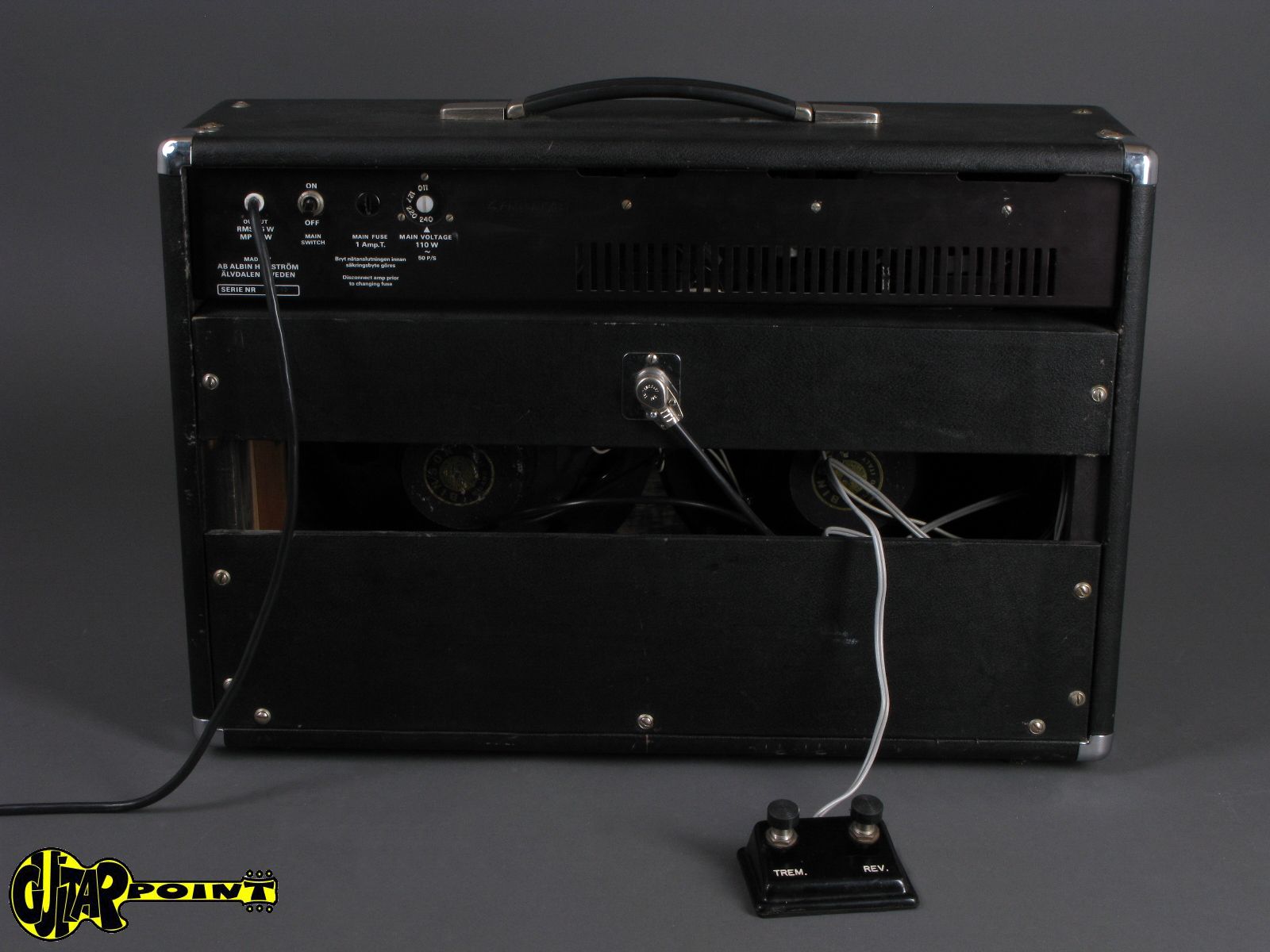 Ca. 1970 Hagstrom GA-225 Reverb – 2×10″ Amplifier – GuitarPoint