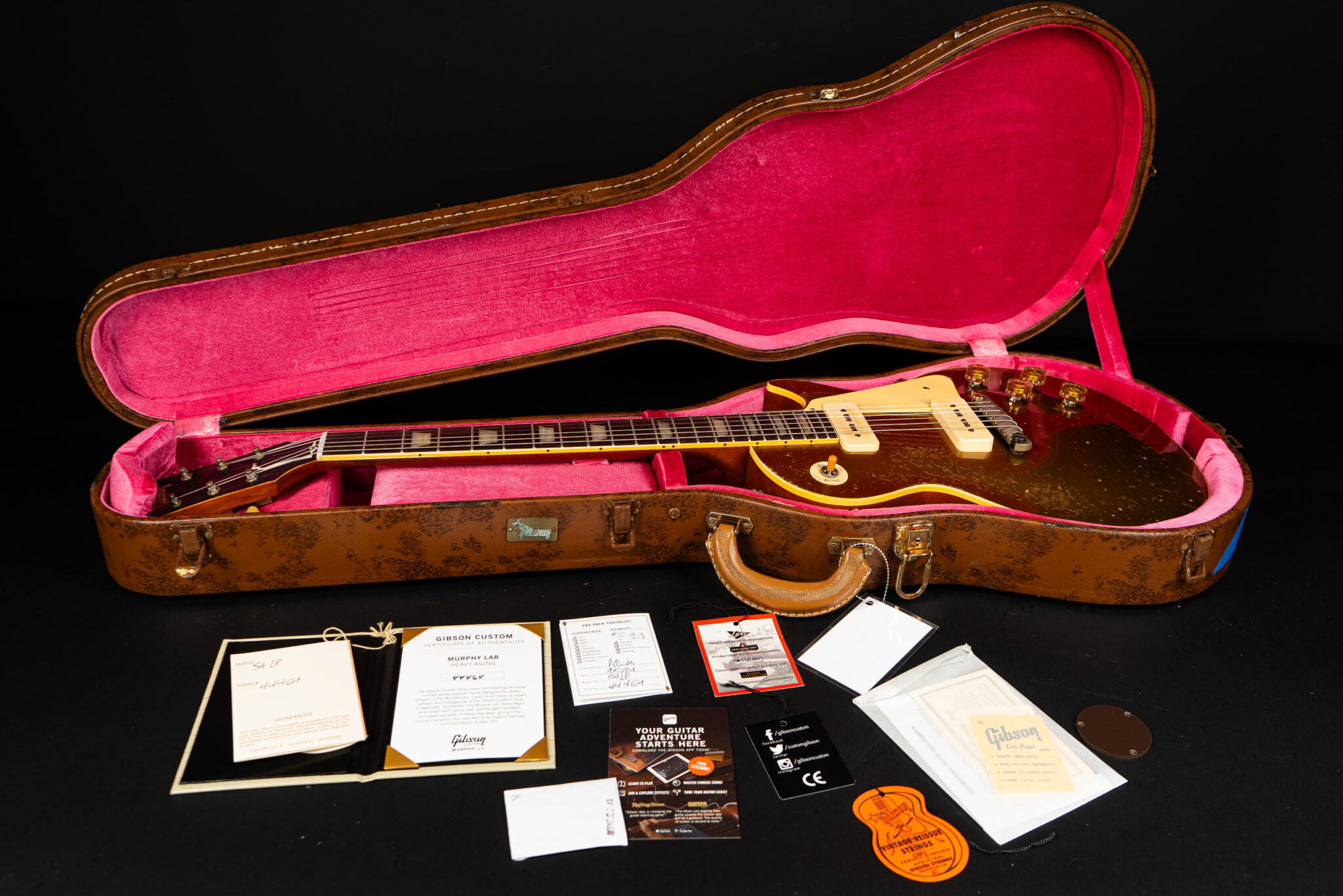 Gibson 1954 Les Paul Murphy Lab Heavy Aged – Goldtop – GuitarPoint