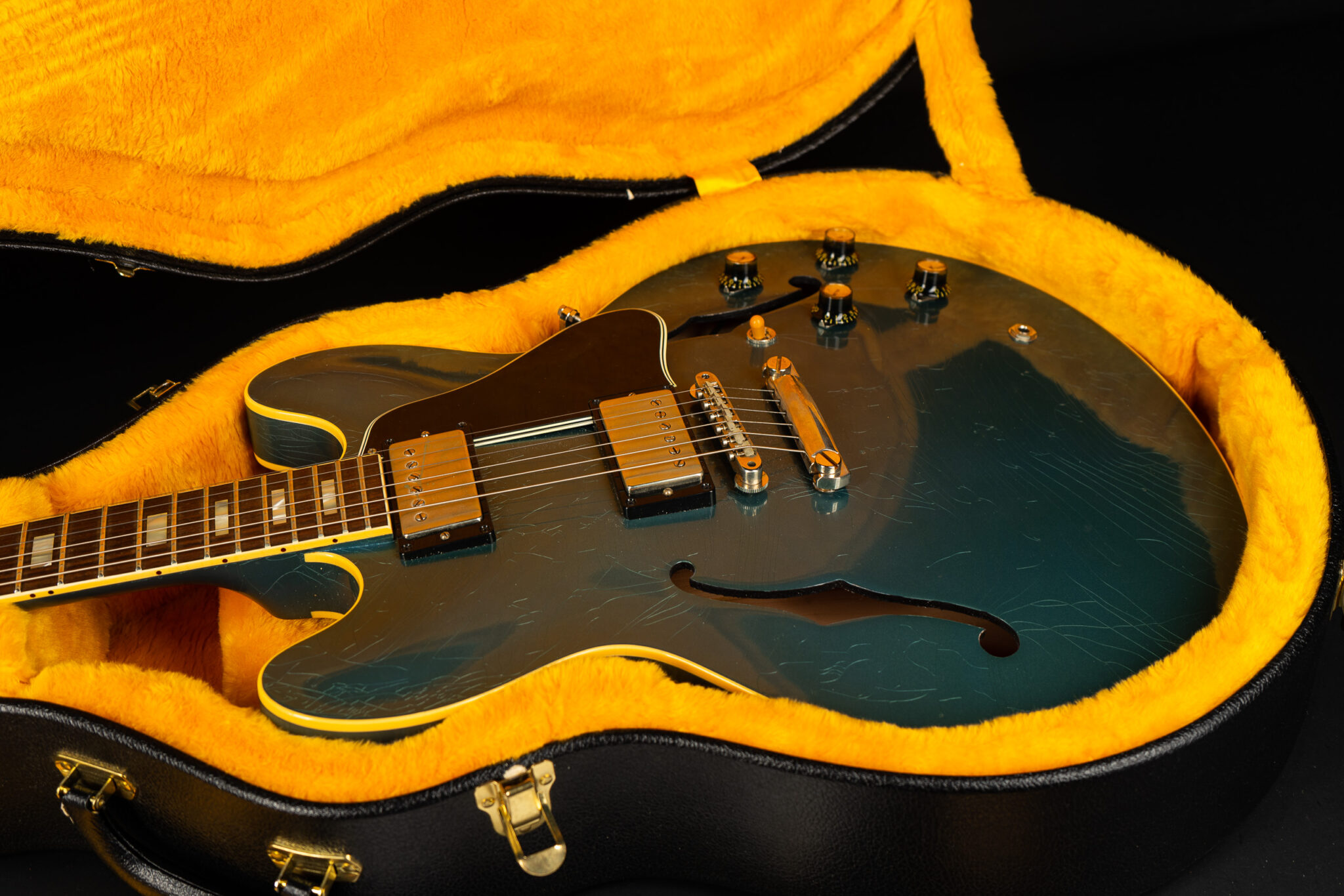 2022 Gibson 1963 ES-335 Murphy Lab – Pelham Blue – GuitarPoint
