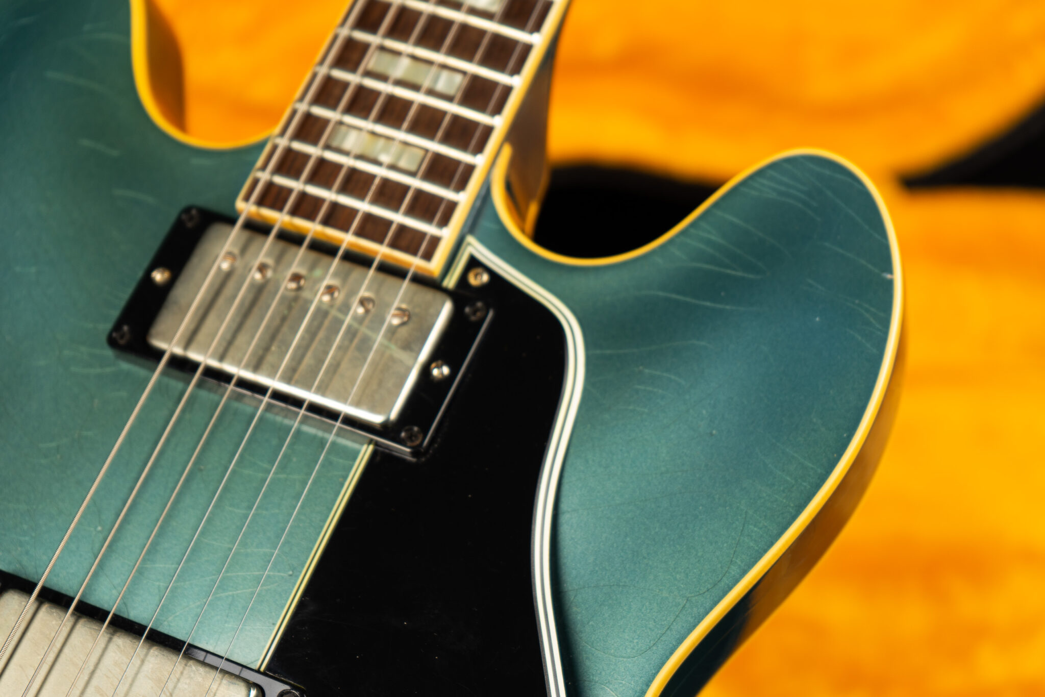 2022 Gibson 1963 ES-335 Murphy Lab – Pelham Blue – GuitarPoint