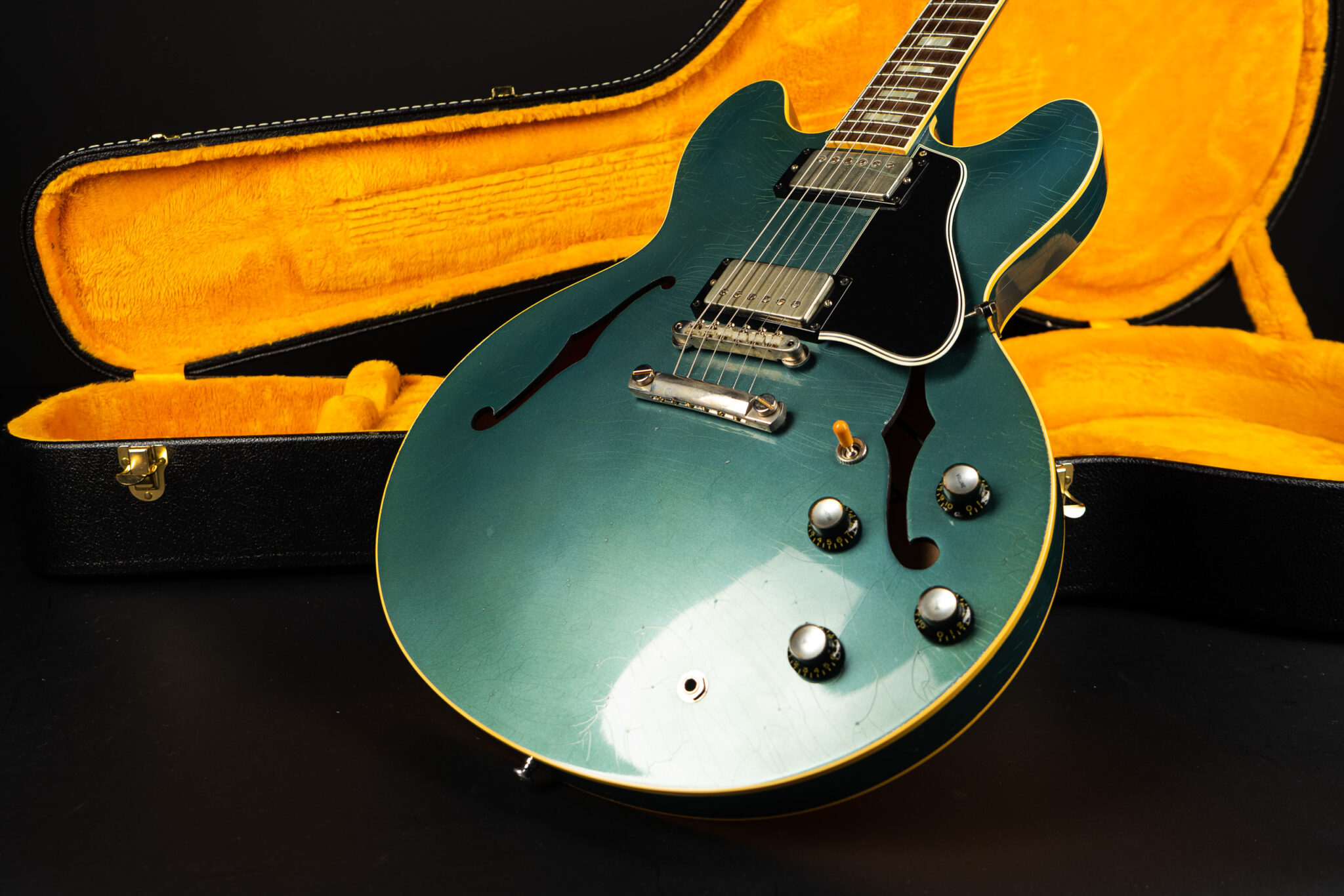 2022 Gibson 1963 ES-335 Murphy Lab – Pelham Blue – GuitarPoint